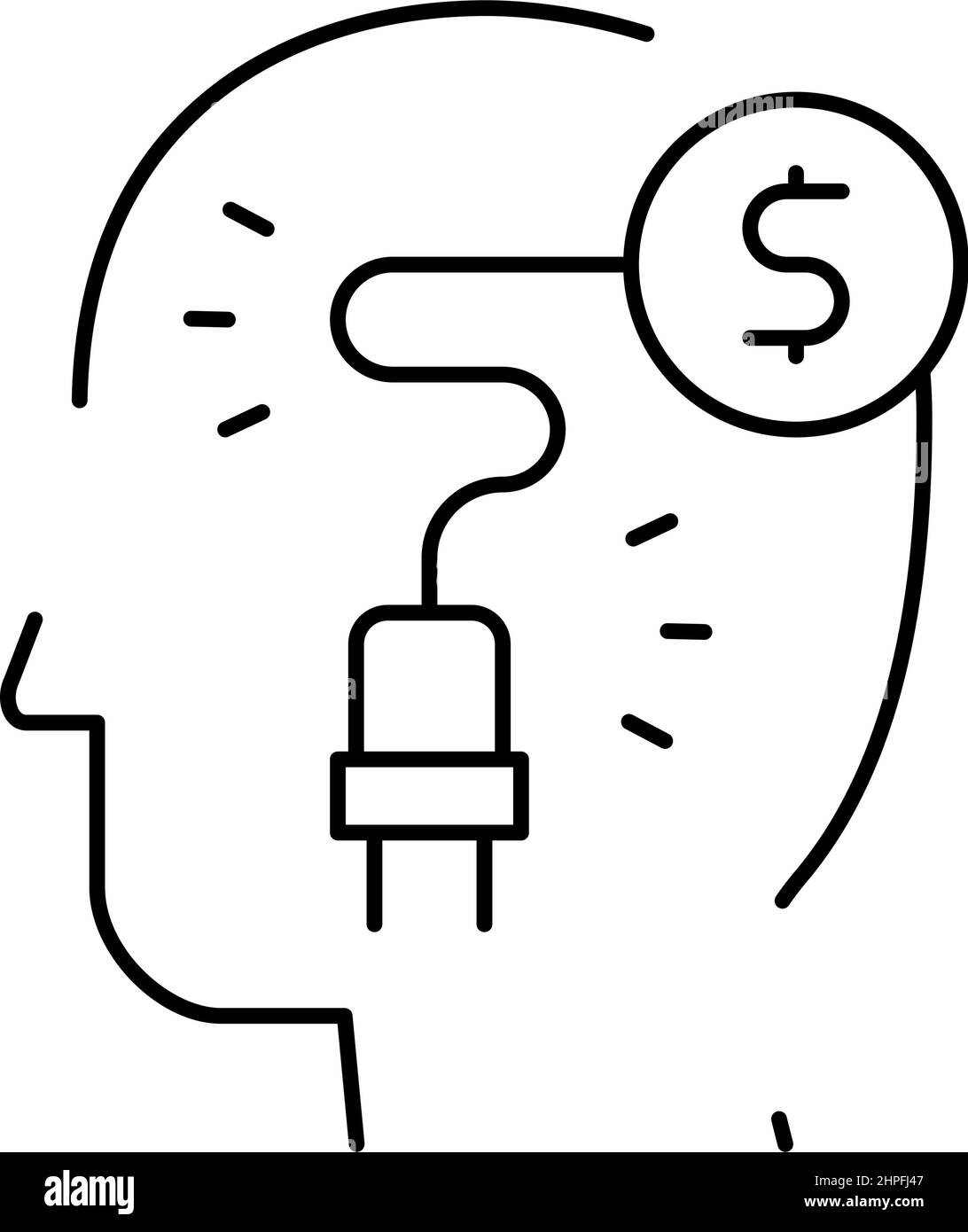 Businessman analyzing financial report line Cut Out Stock Images ...