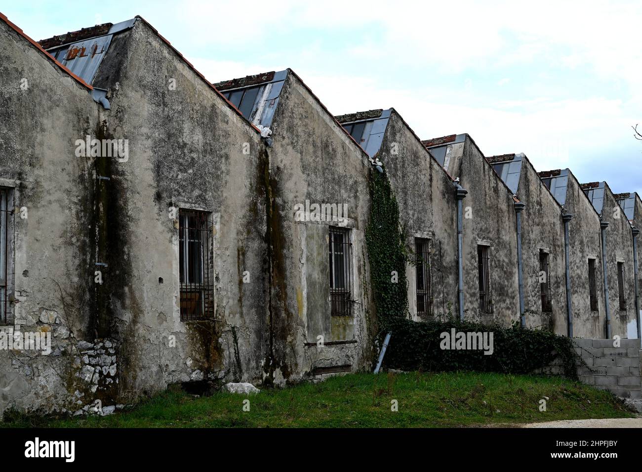 Ancient factory in the south of France Stock Photo - Alamy