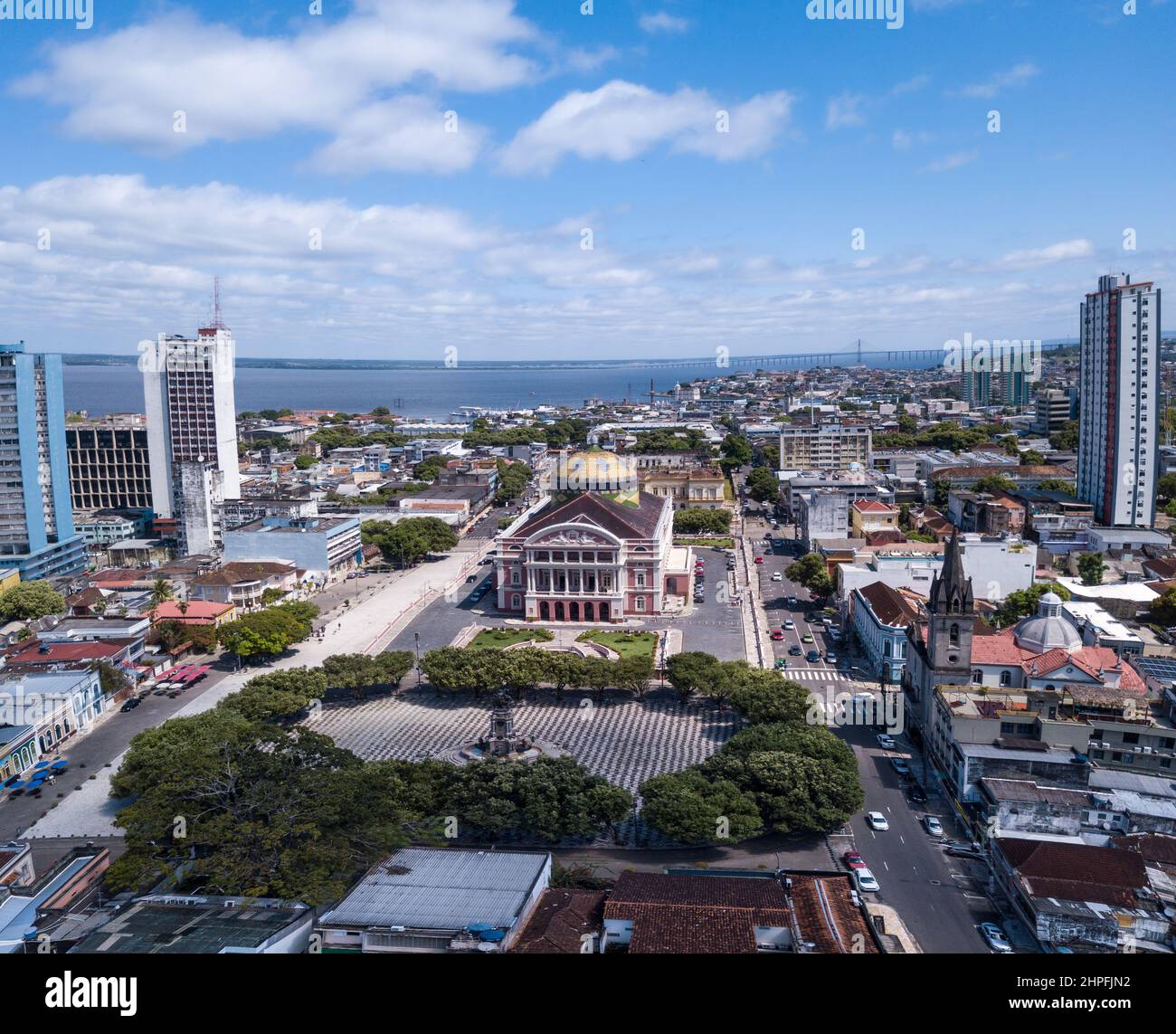 The teatro amazonas is an opera house in manaus hi-res stock ...