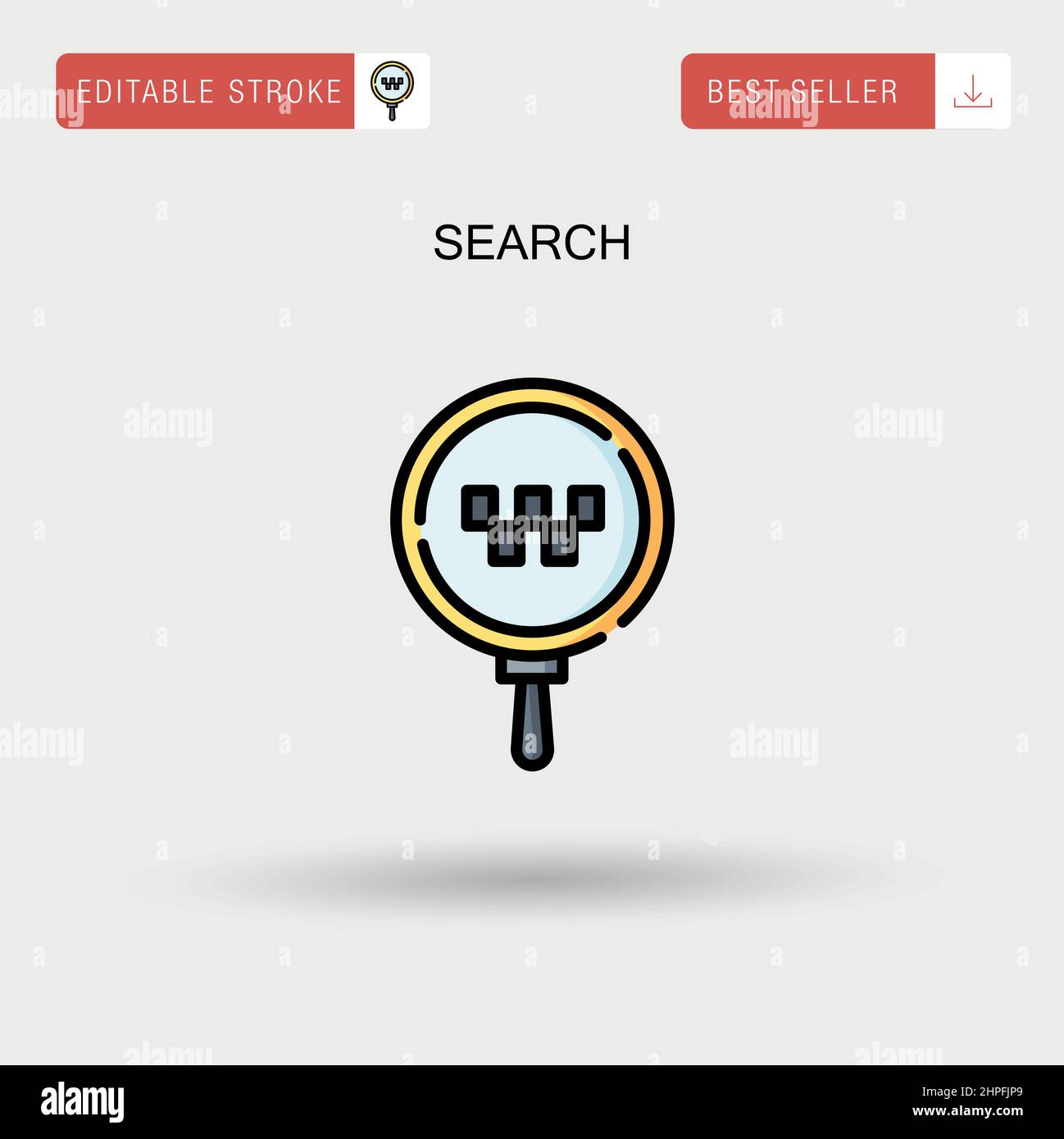 Web search icon Stock Vector Images - Alamy