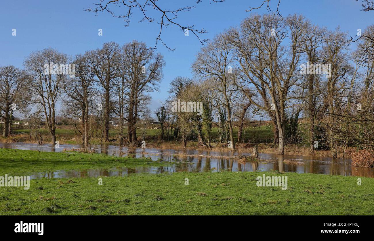 Magheralin, County Down, Northern ireland, UK. 21 Feb 2022. UK weather ...