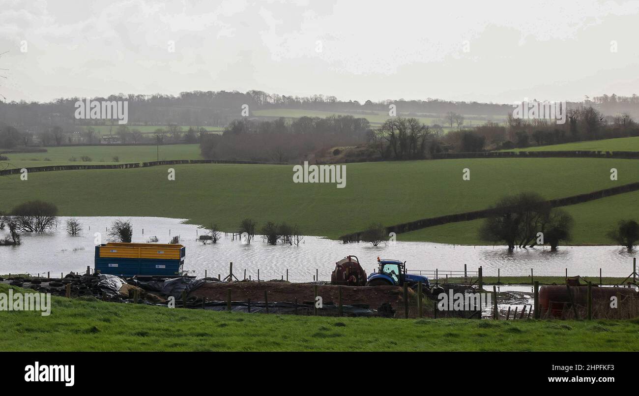 Magheralin, County Down, Northern ireland, UK. 21 Feb 2022. UK weather ...