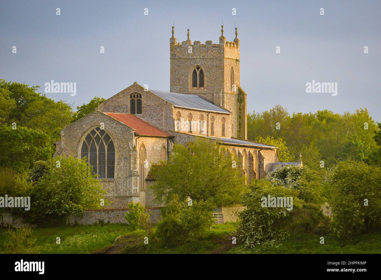 the 14th Century St Mary the Virgin church at Wiveton near Cley Next ...