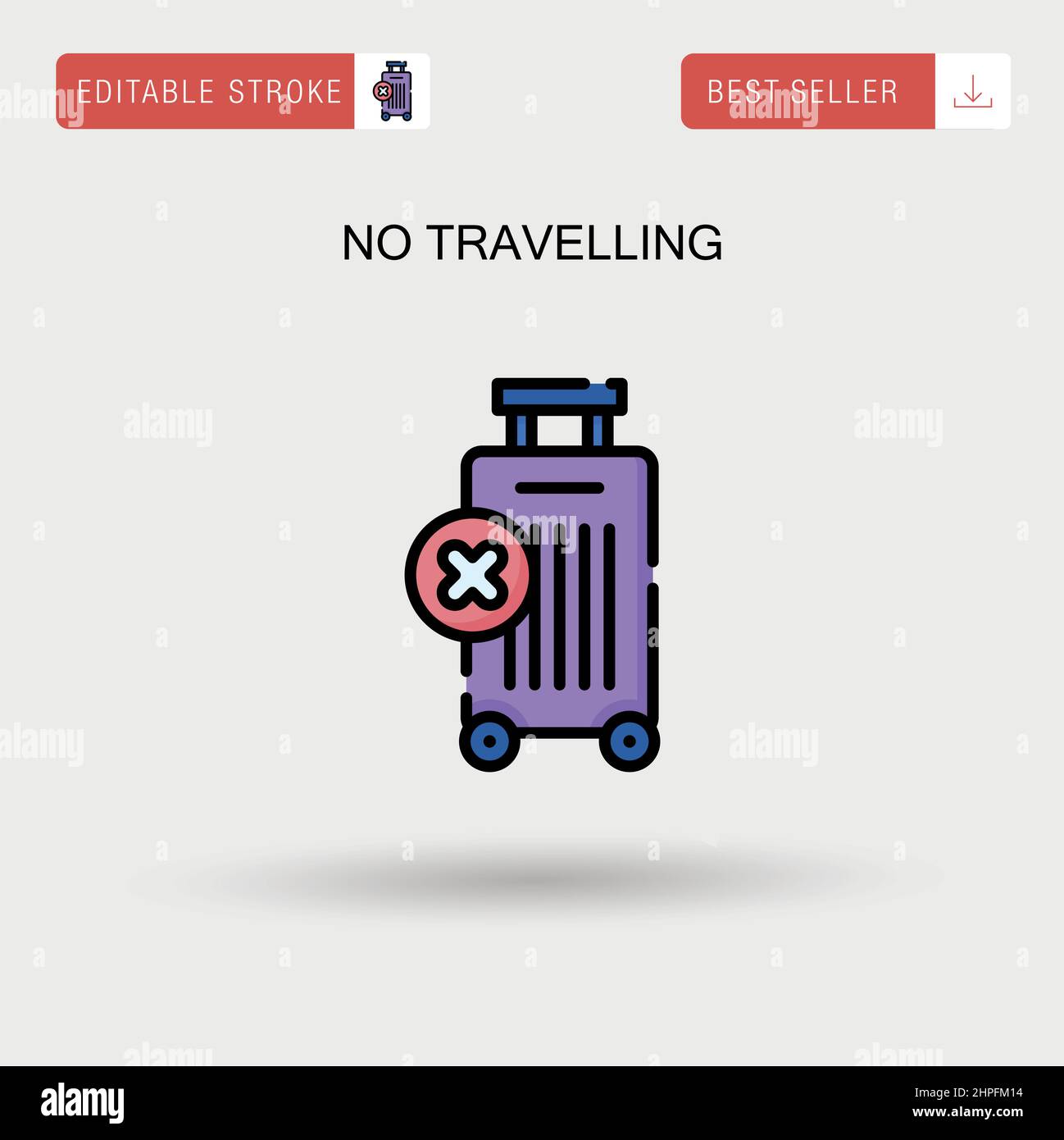 Prohibited sign icon simple hi-res stock photography and images - Alamy