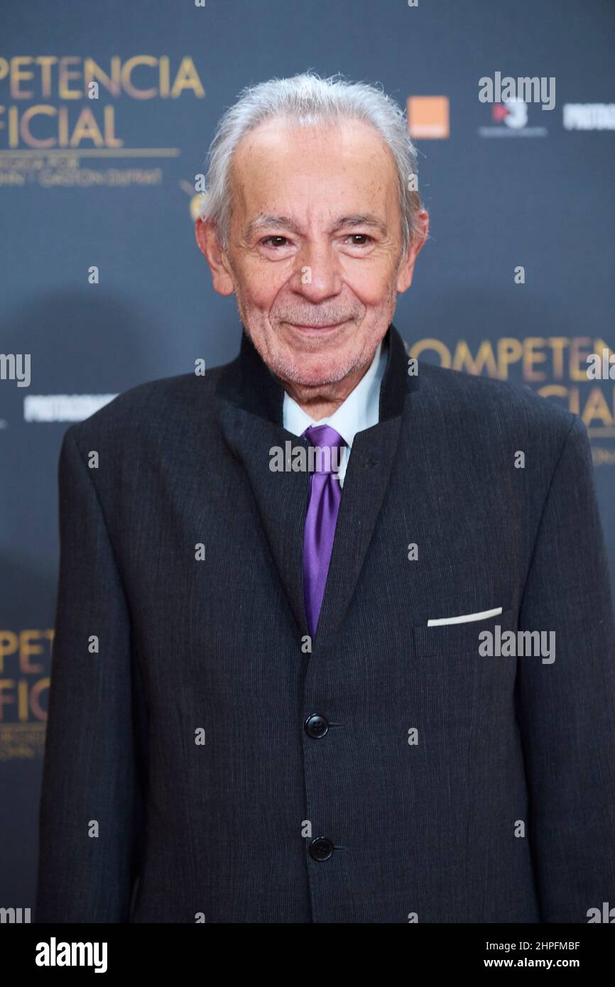 Madrid. Spain. 20220221, Jose Luis Gomez attends Official Competition ...