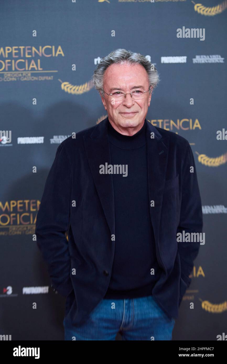 Madrid. Spain. 20220221, Oscar Martinez attends Official Competition ...