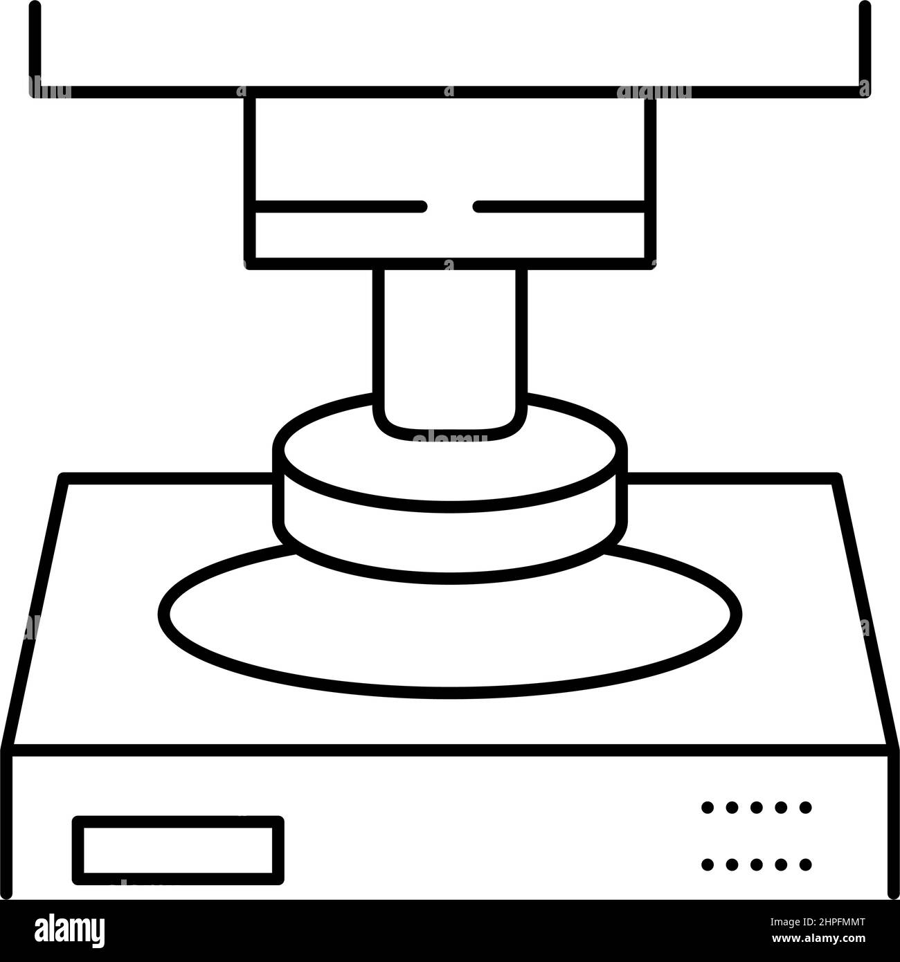Chip installation semiconductor manufacturing line hi-res stock ...