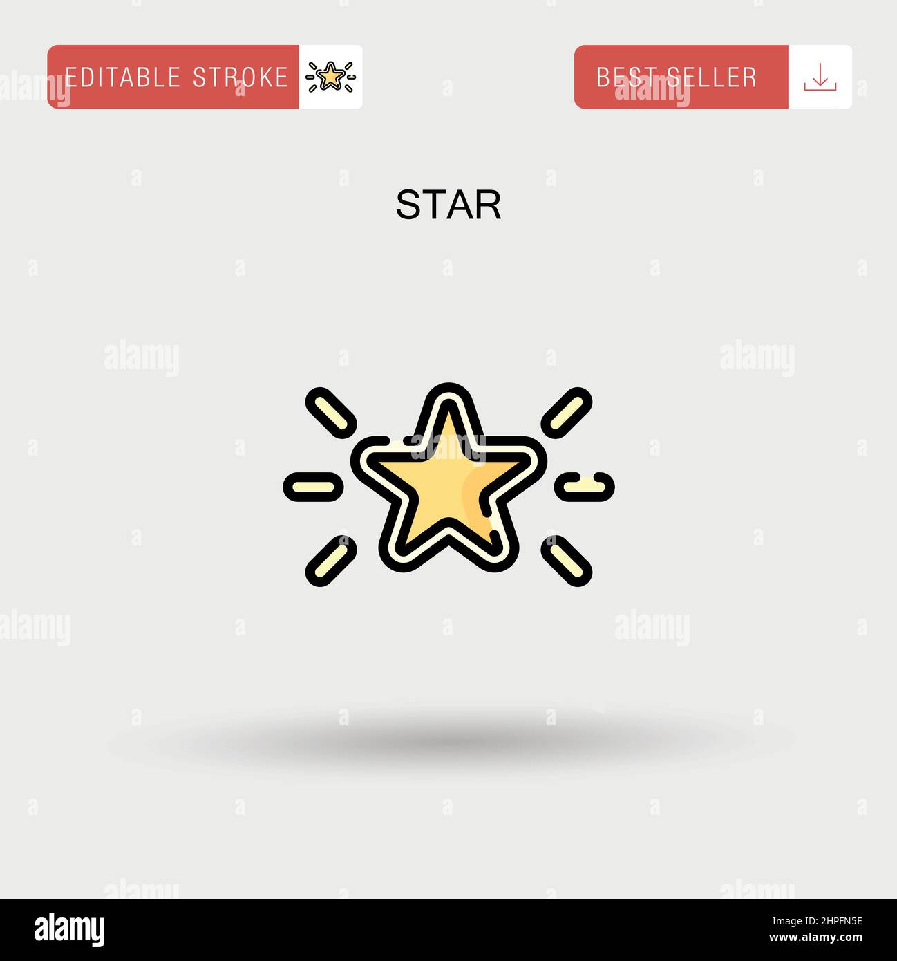 Simple star shape hi-res stock photography and images - Alamy