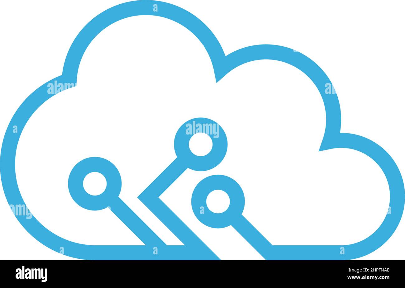 Cloud logo icon design illustration template vector Stock Vector Image ...