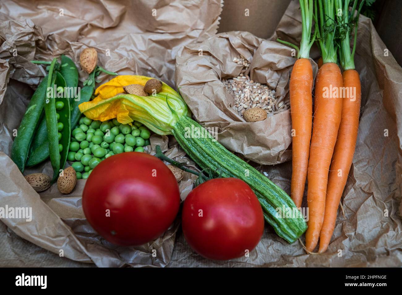 Closeup shop cooked vegetables hi-res stock photography and images - Alamy