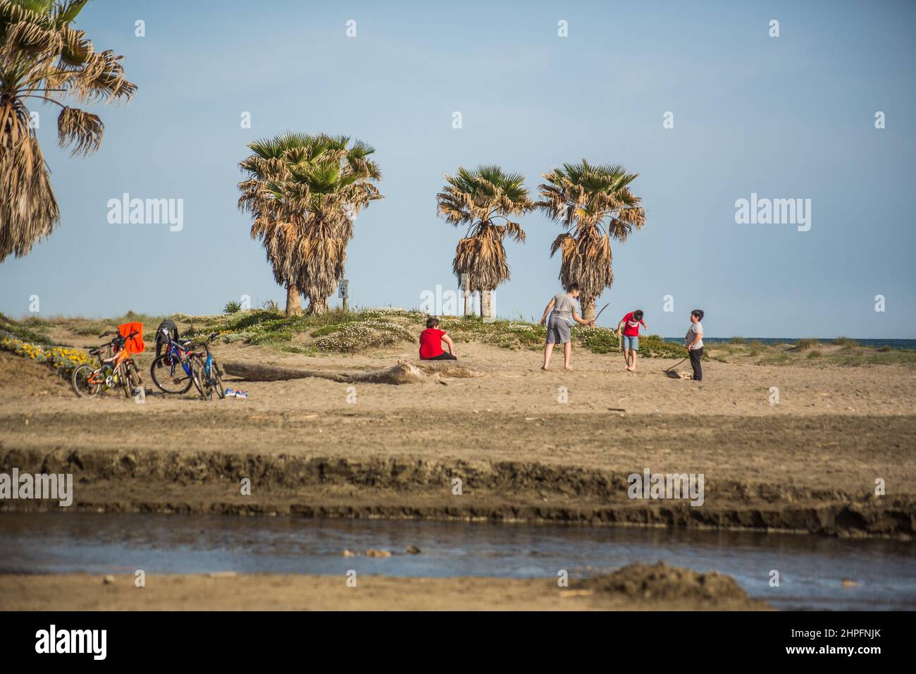 Italy, Lazio, Ladispoli, the beach Stock Photo - Alamy