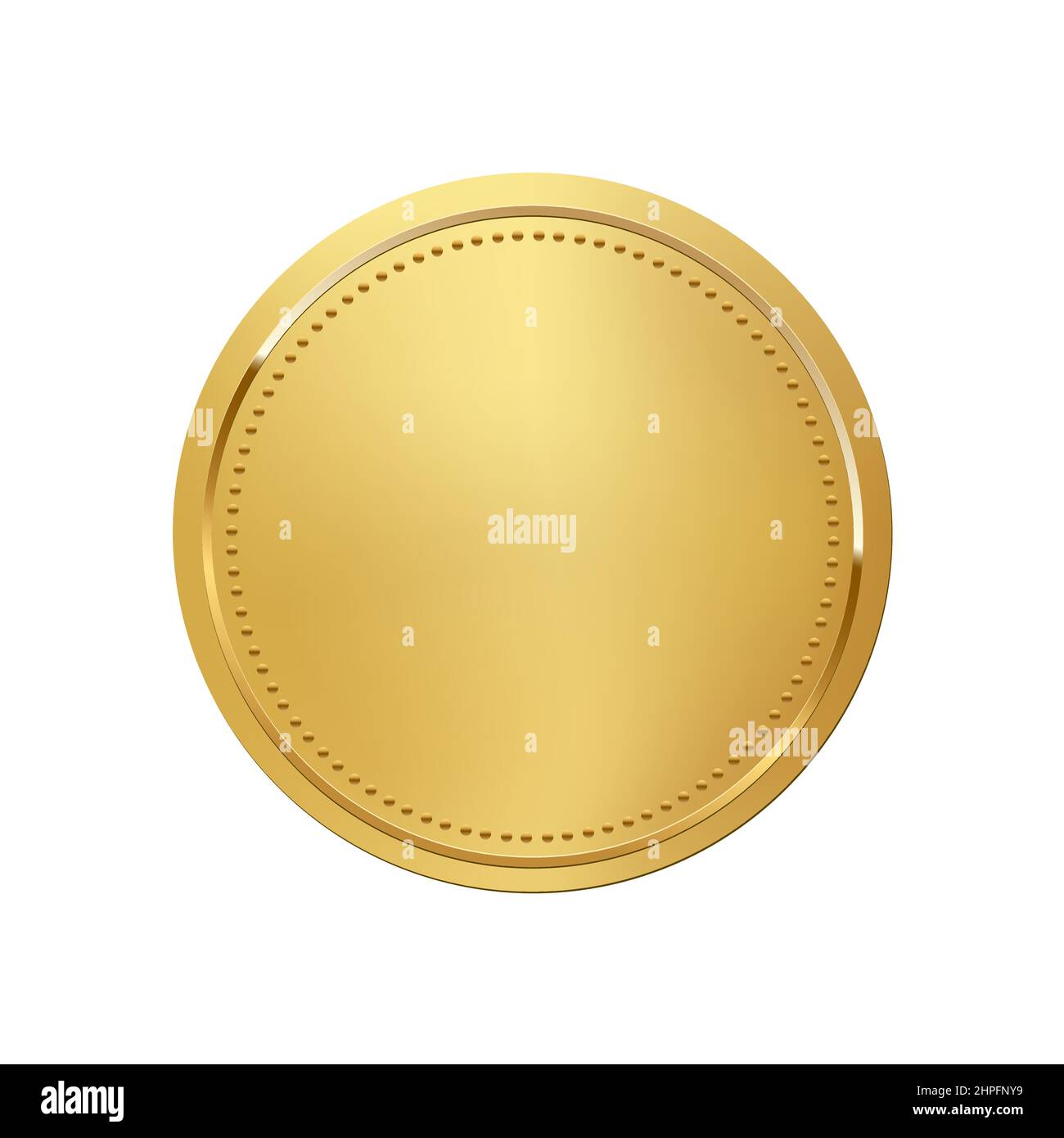 Gold stamp isolated on white background. Luxury seal. Vector design ...