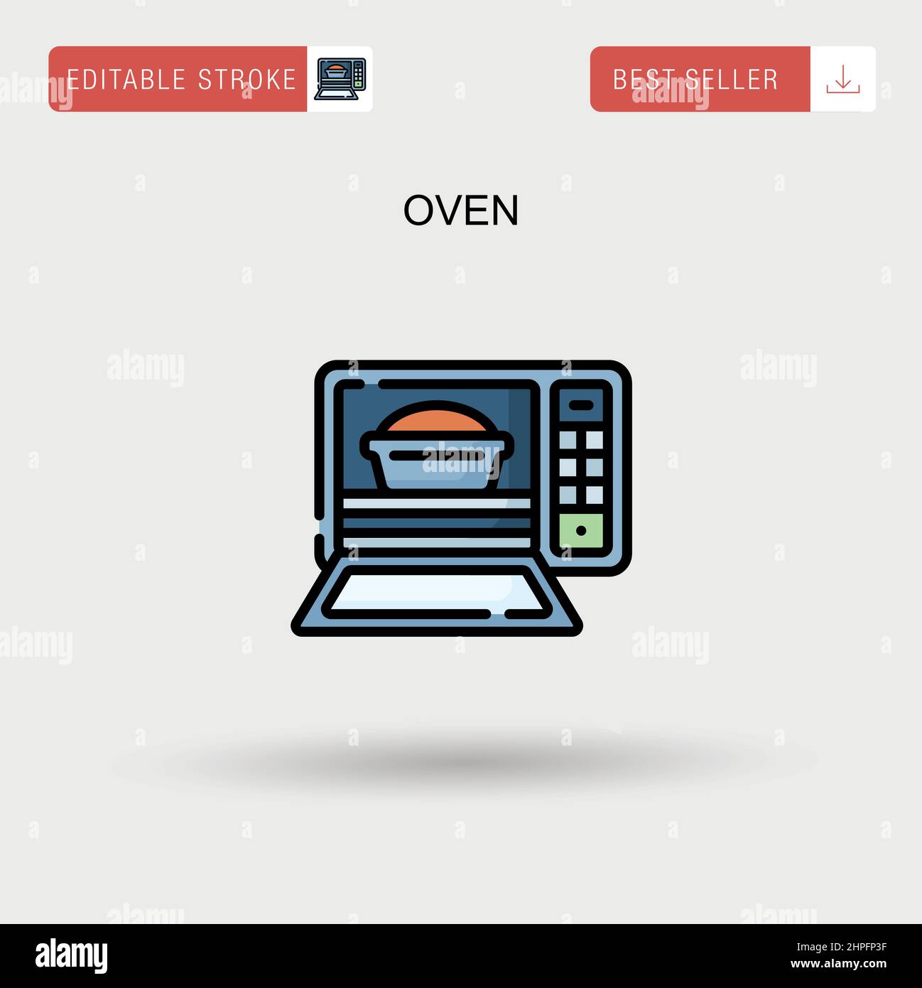 Oven Simple vector icon Stock Vector Image & Art - Alamy
