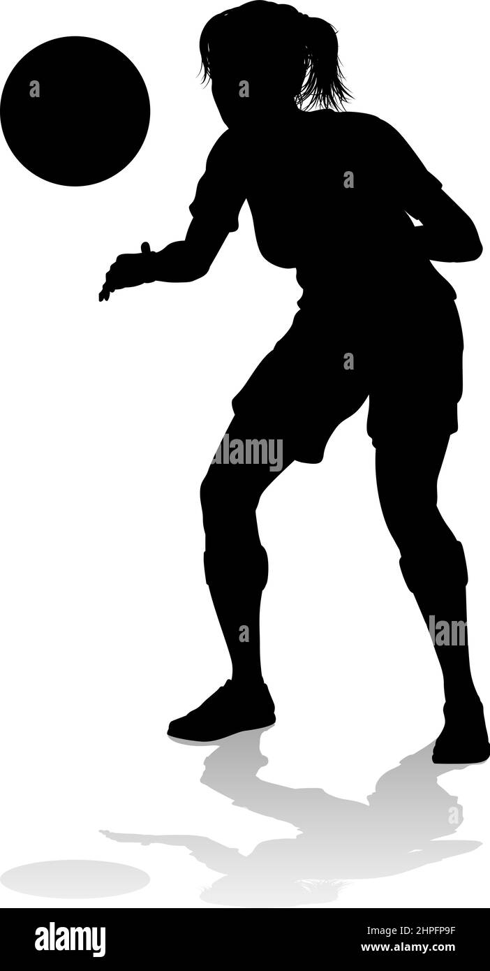 Fotball player shadow Stock Vector Images - Alamy