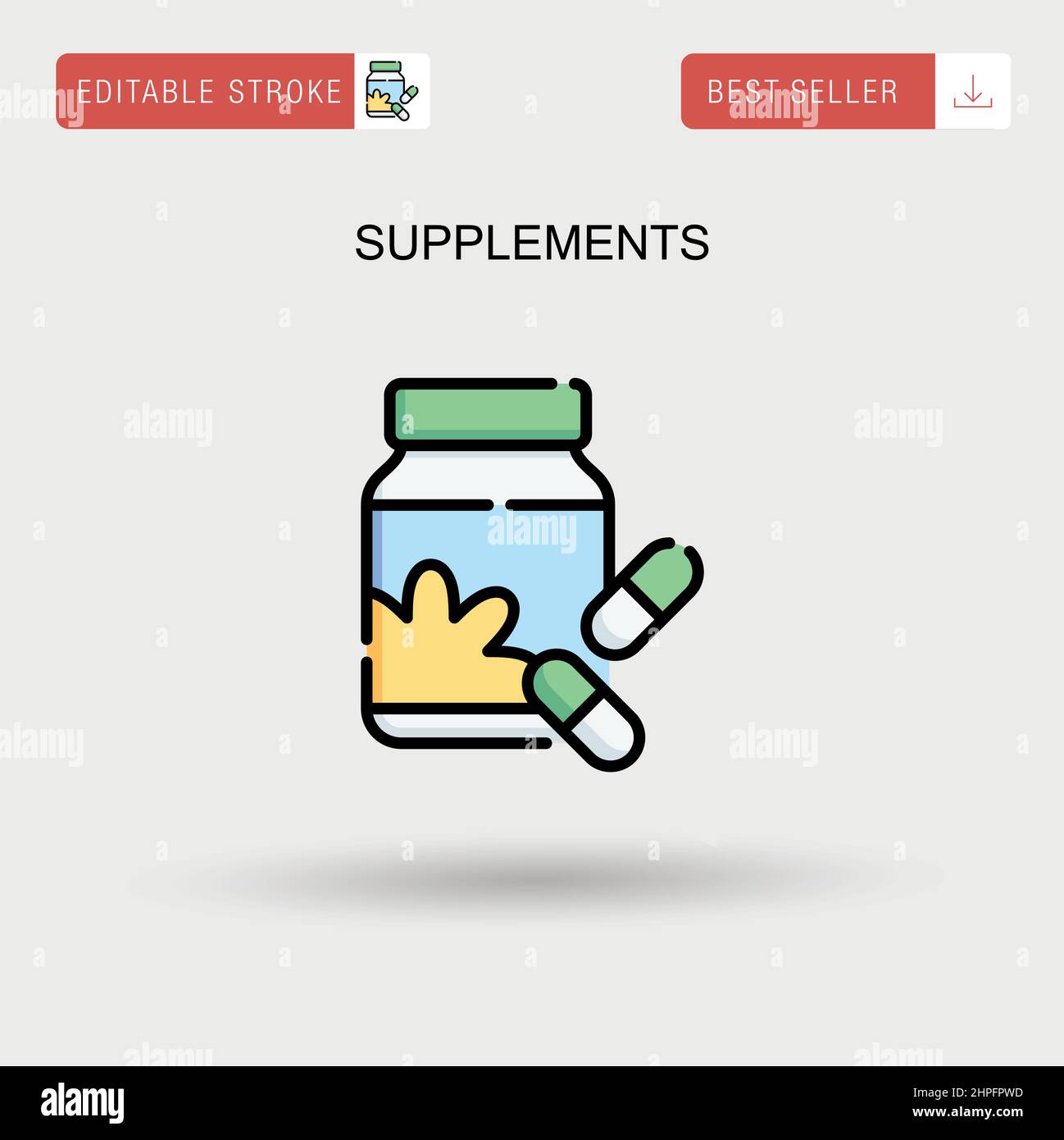 Herbal tablets Stock Vector Images - Alamy