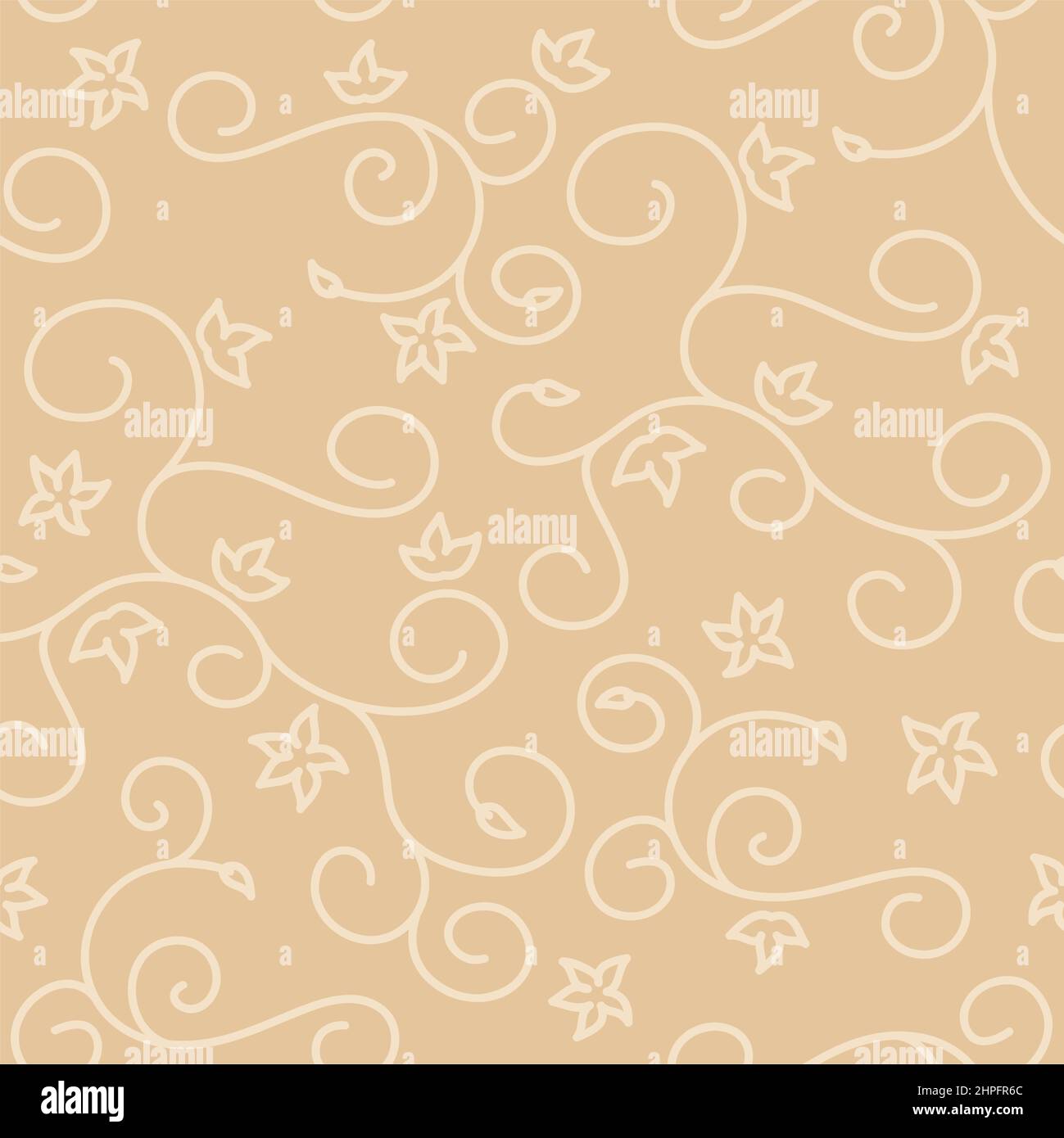 light beige seamless background with swirl texture - vector Stock ...