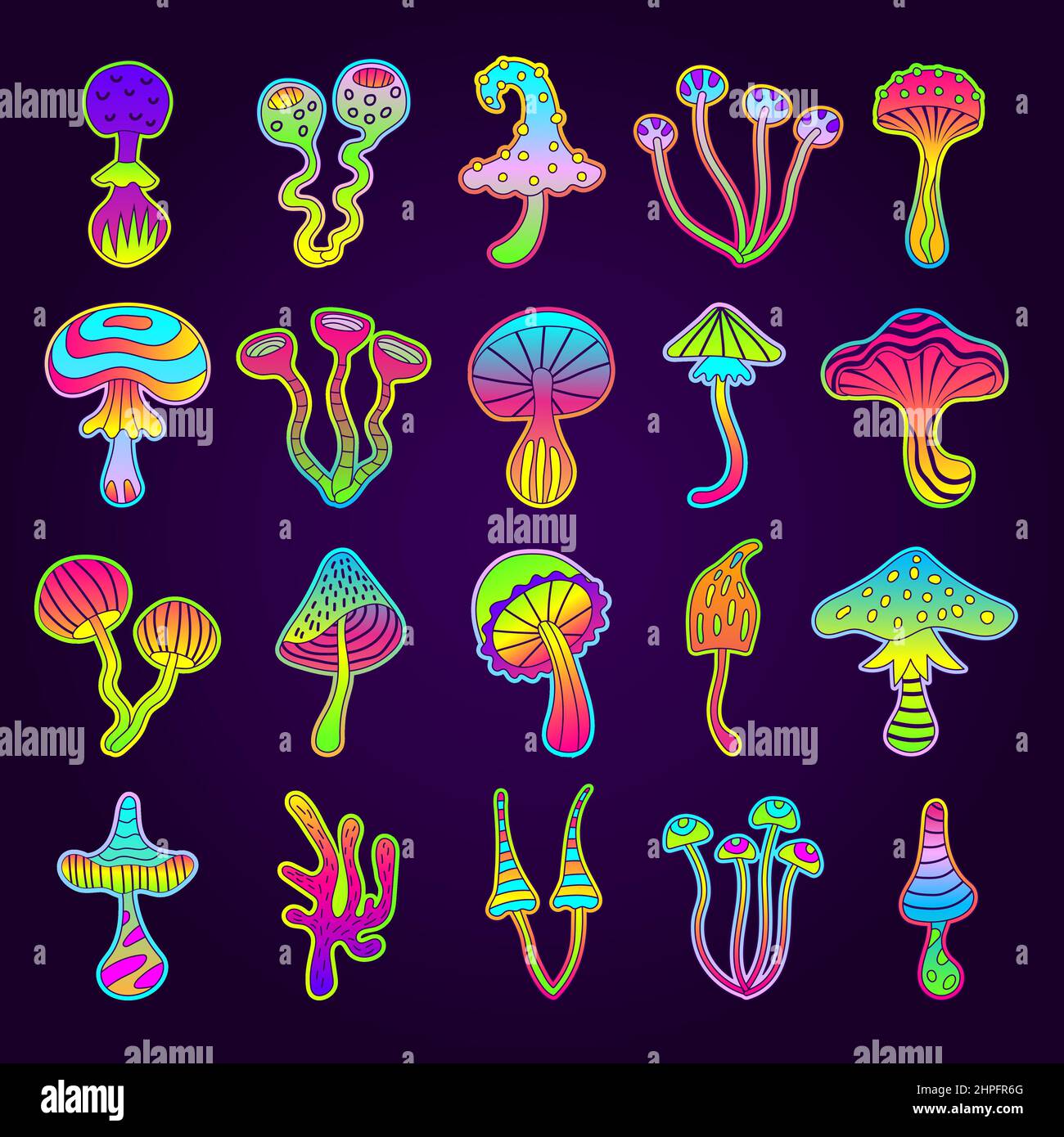 Colorful Mushroom Pictures