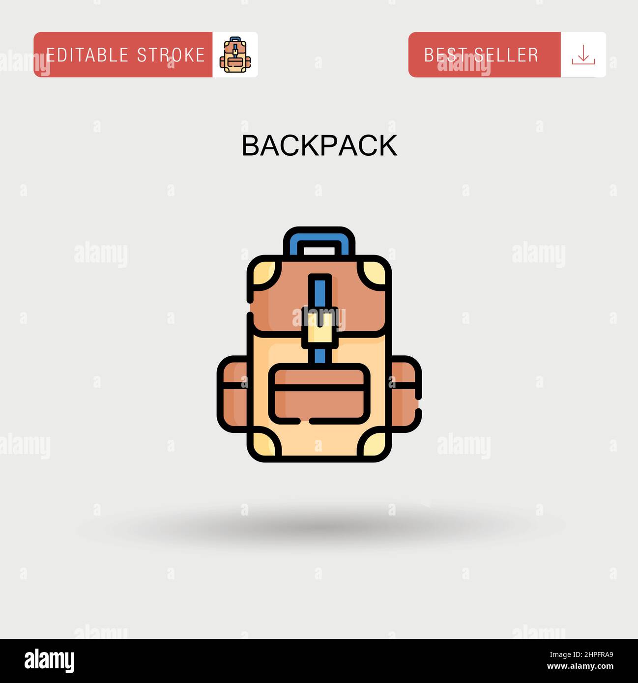 Backpack kid Stock Vector Images - Alamy