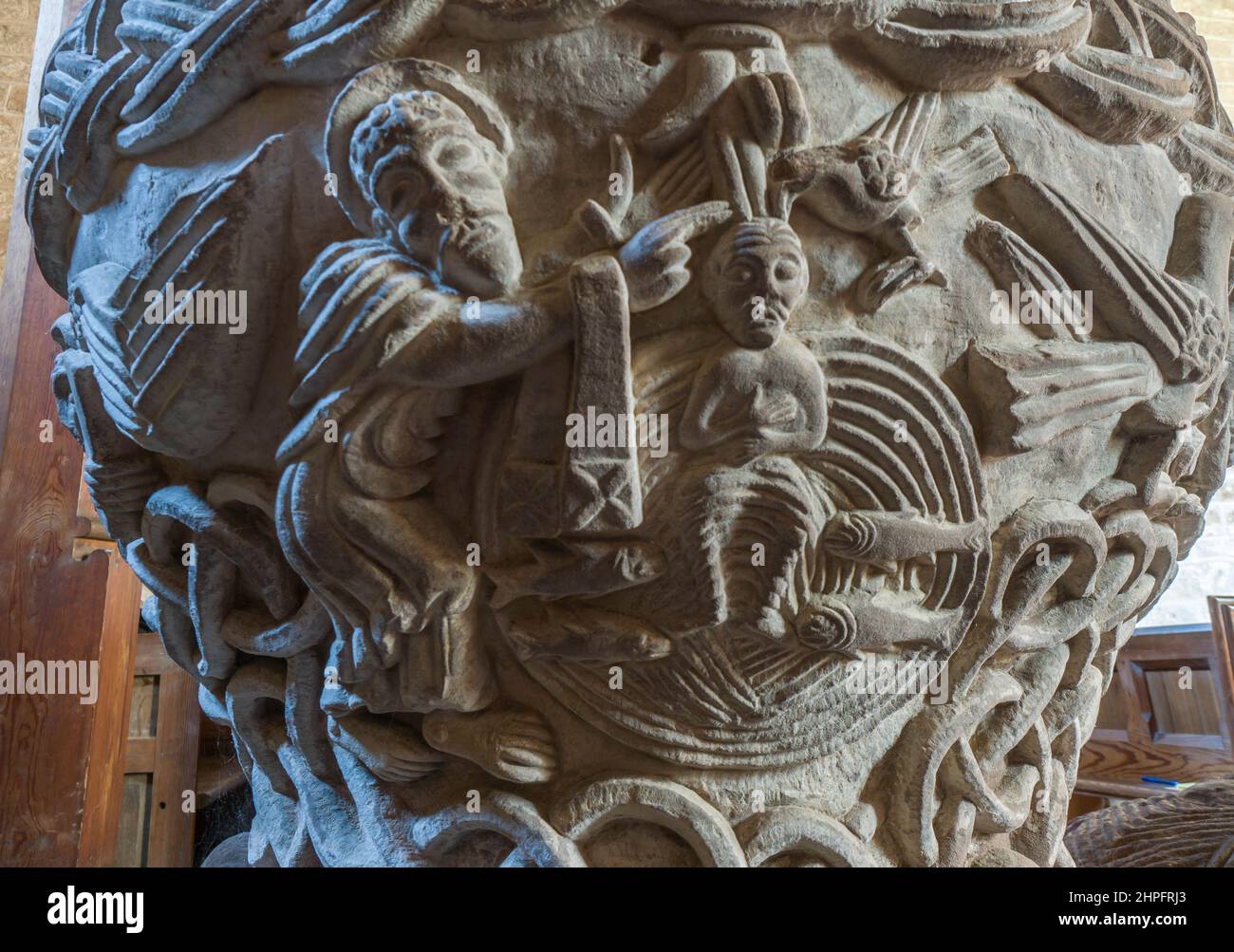 The Baptism of Christ in the river Jordan by St John the Baptist ...