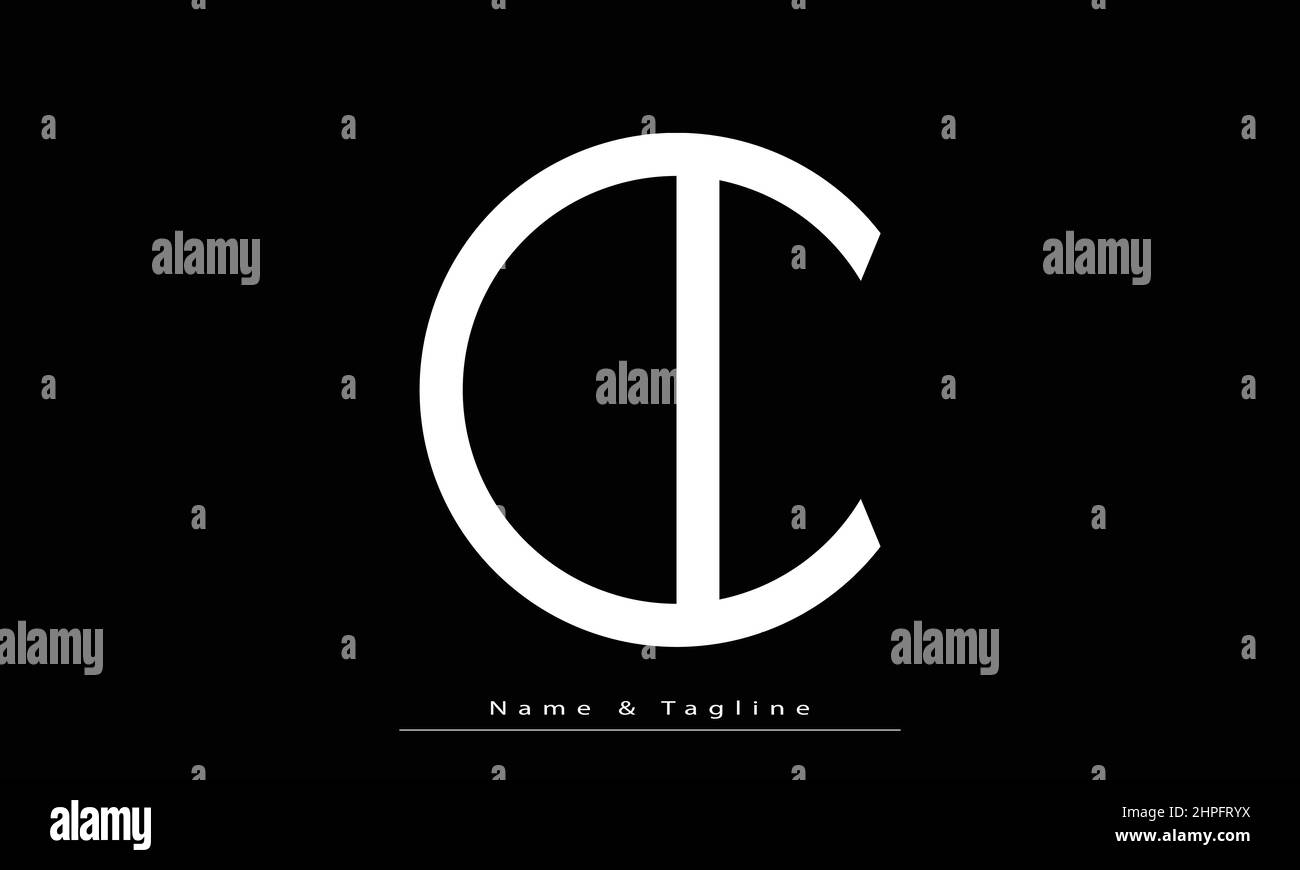 Letter cc logo Black and White Stock Photos & Images - Alamy