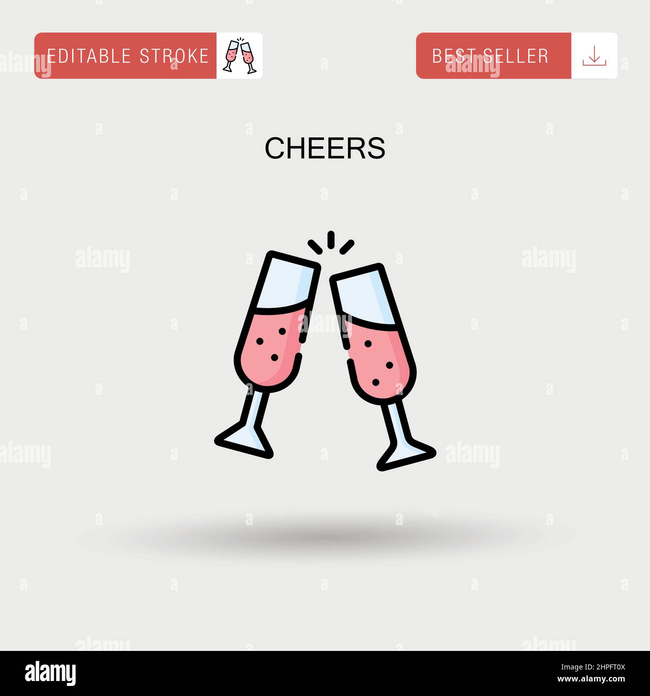 Drink toast cheers Stock Vector Images - Alamy