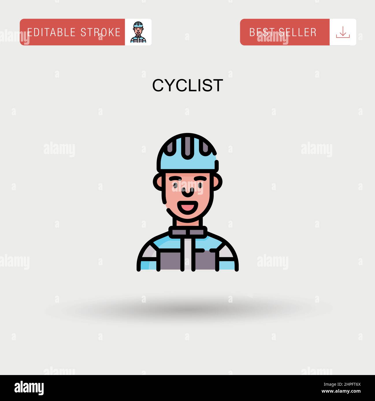 Fast cyclist Stock Vector Images - Alamy