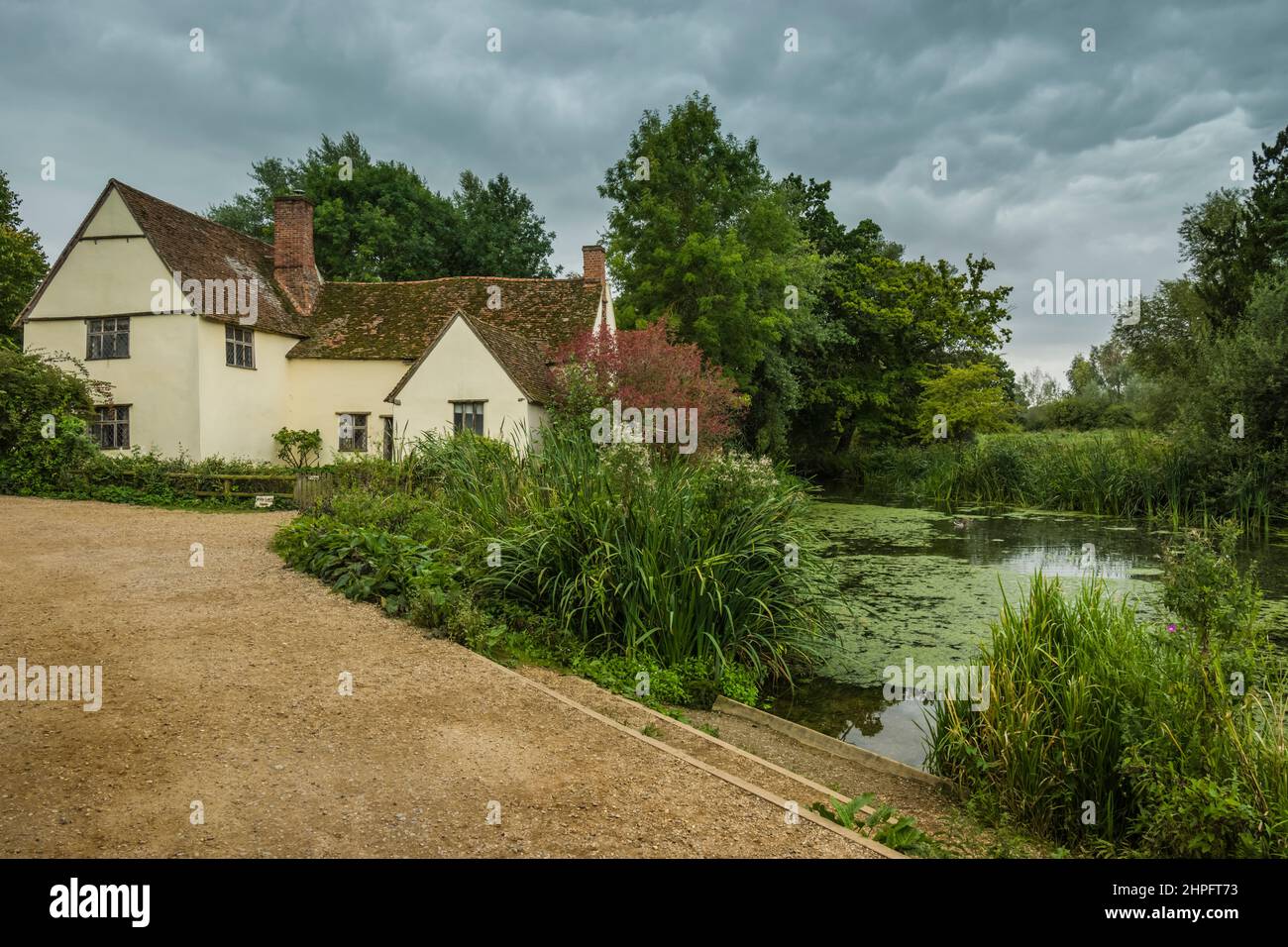 Willy Lott's cottage at Flatford Mill, East Bergholt, Suffolk, UK Stock ...