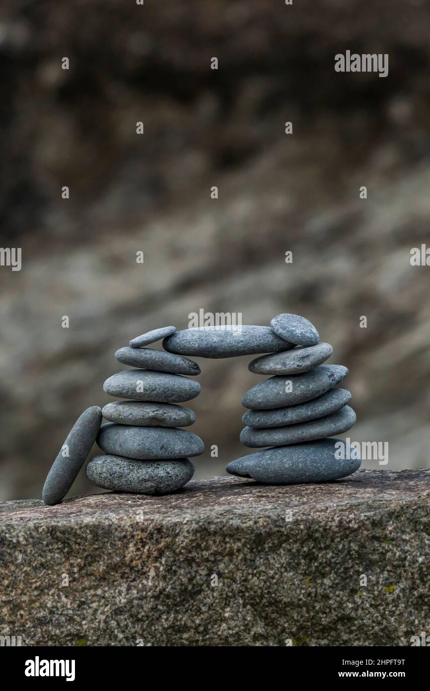 A small stack of rocks Stock Photo - Alamy