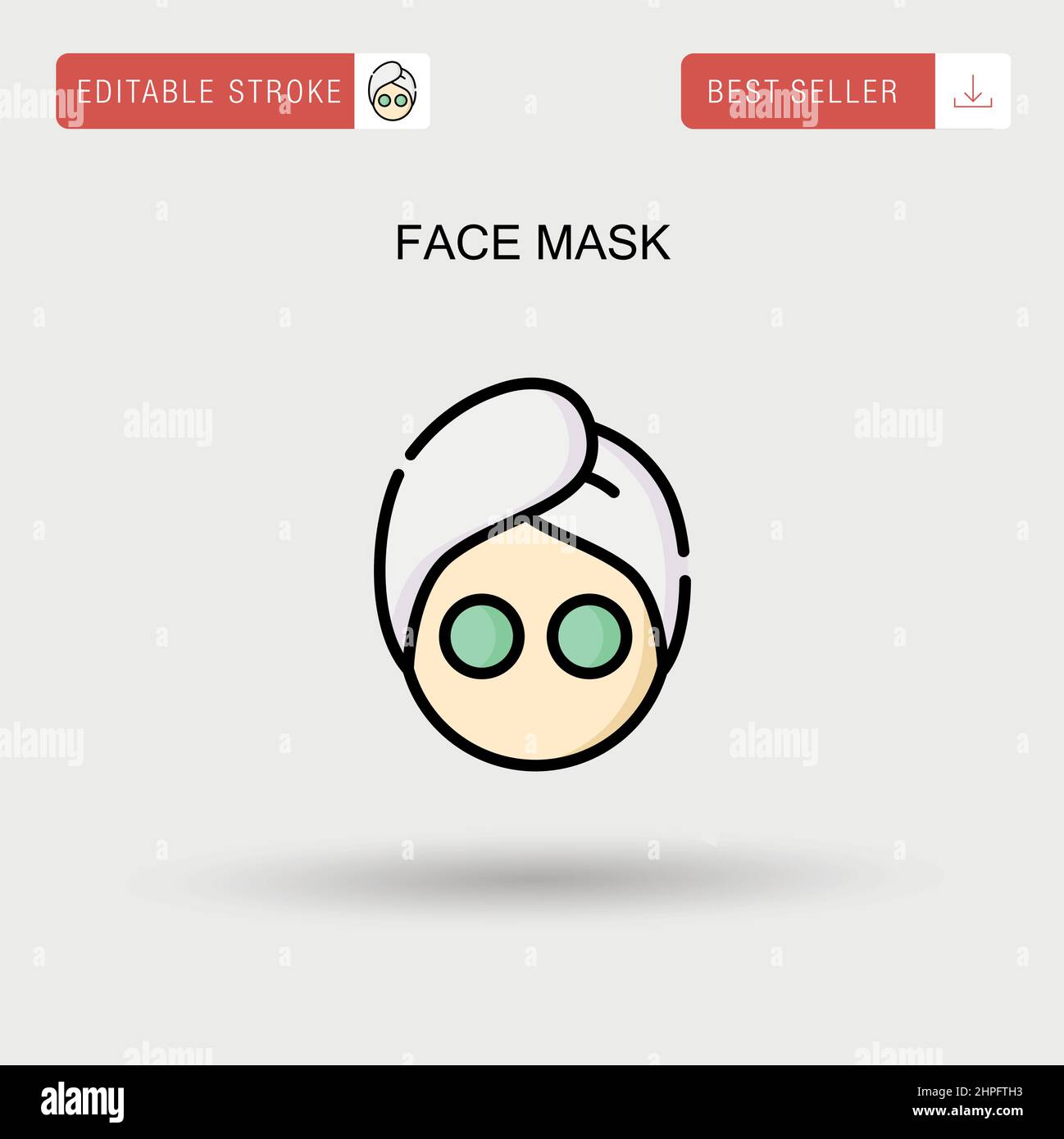 Face mask respirator Stock Vector Images - Alamy