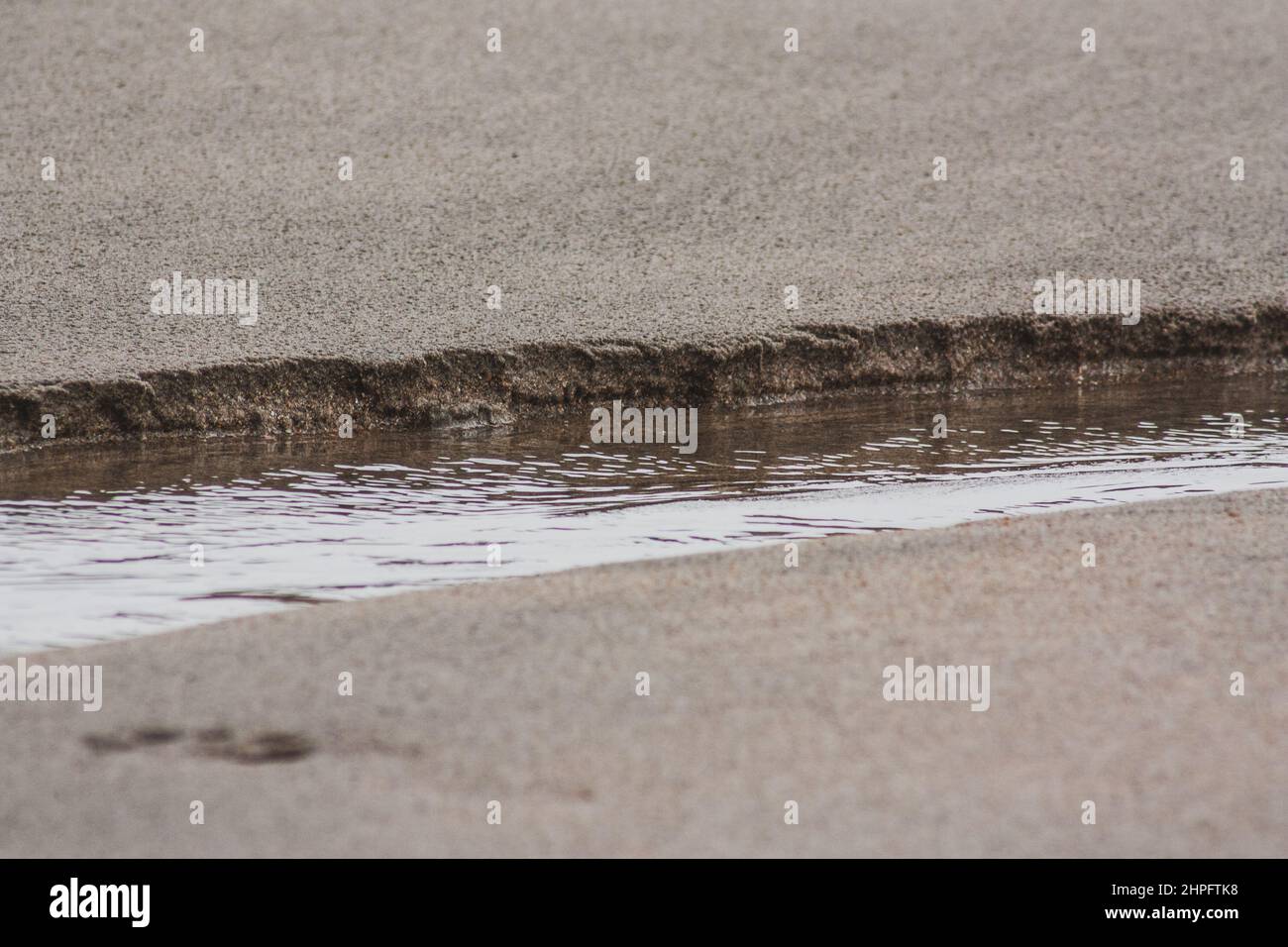 Beach Sand River Stock Photo - Alamy
