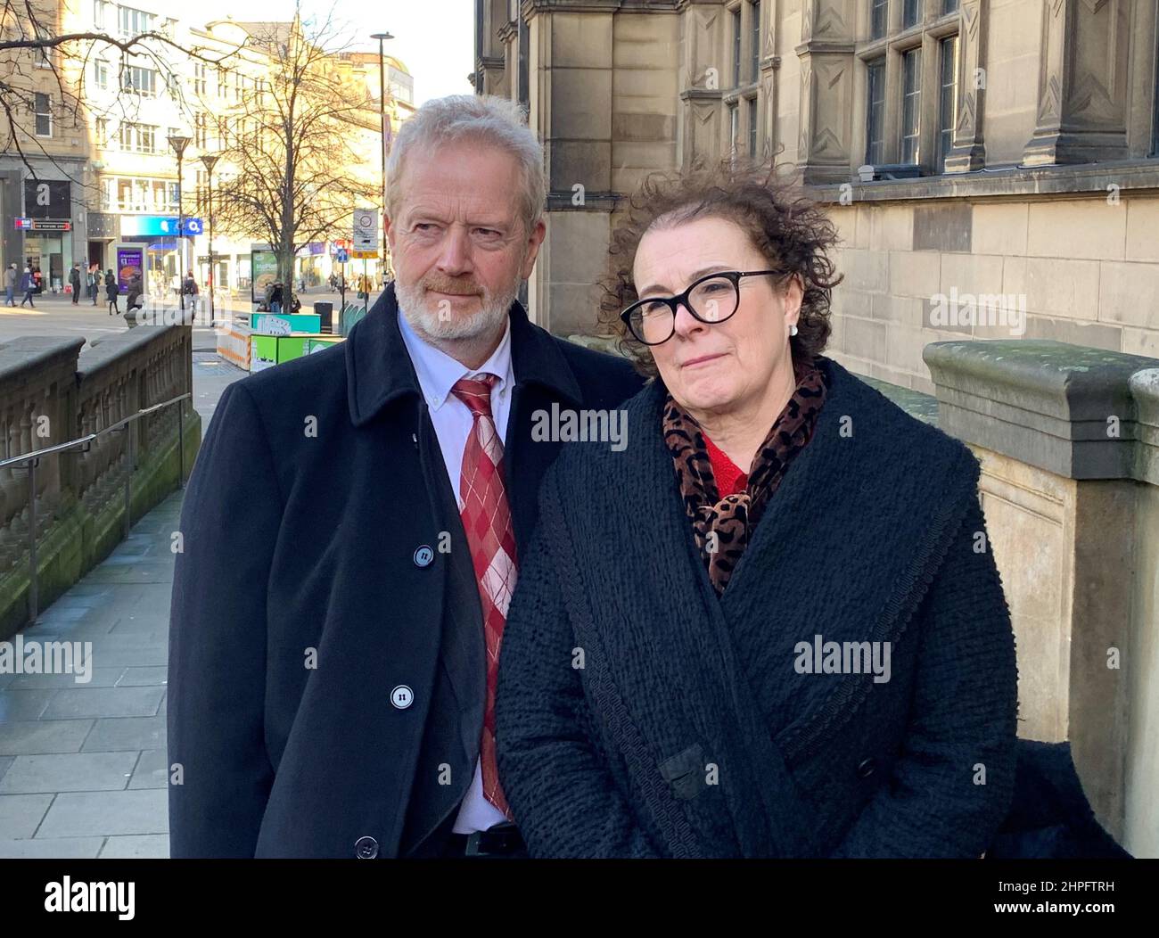 Charles and Liz Ritchie arrive at Sheffield Town Hall for start of ...