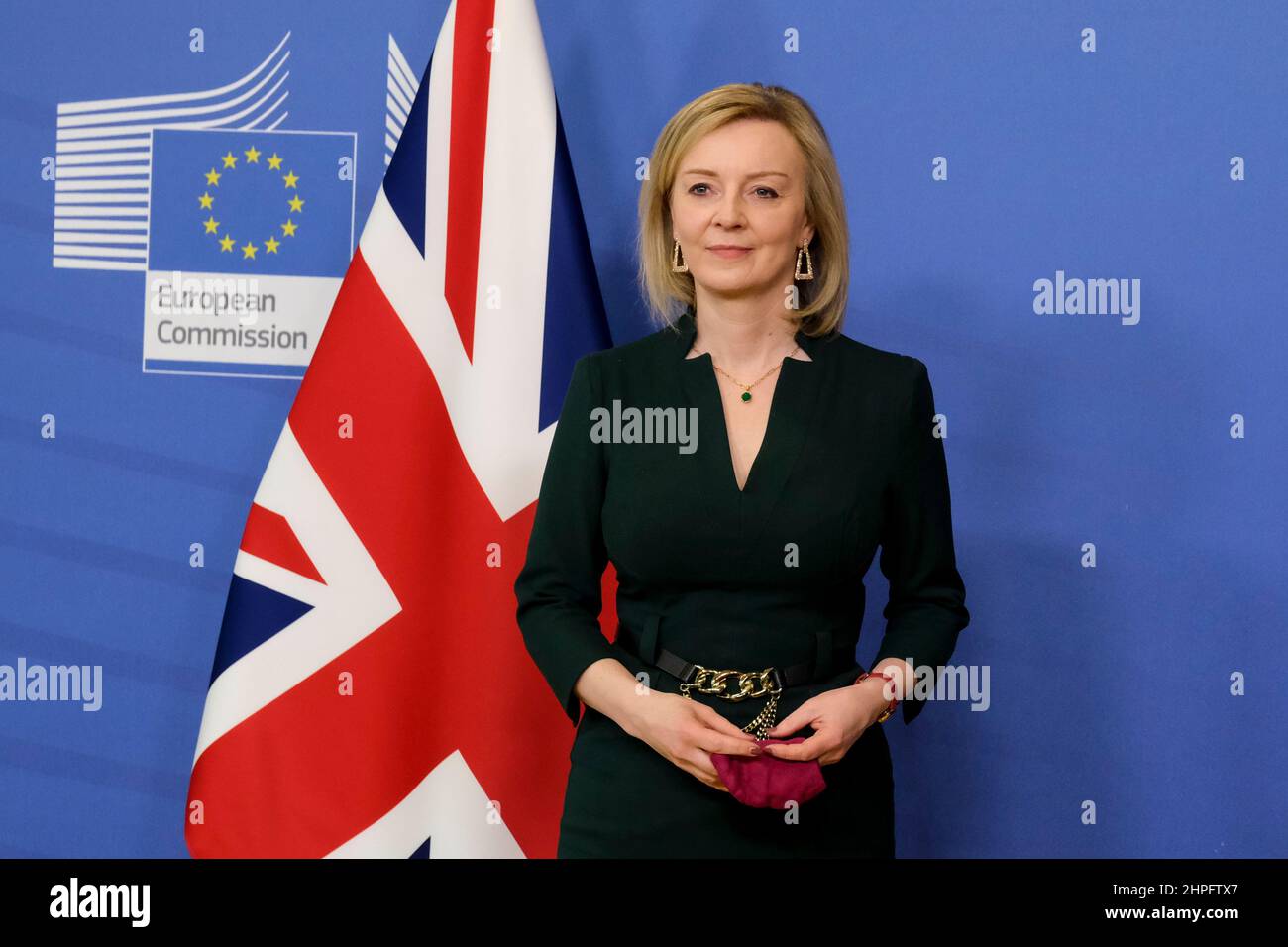 Brussels, Belgium. 21st Feb, 2022. Vice-President of the European ...