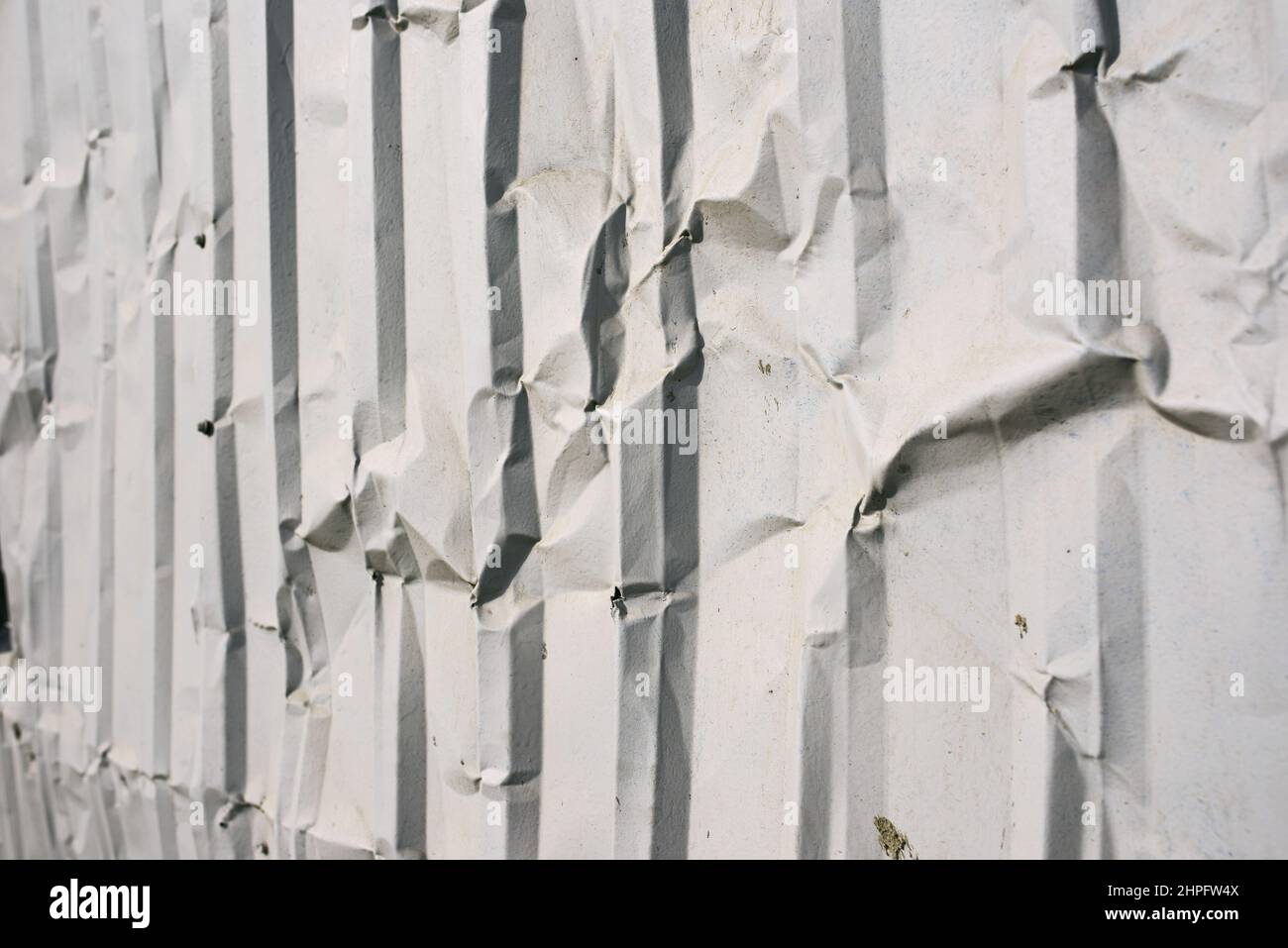 smashed gray metal abstract texture (steel fence Stock Photo - Alamy