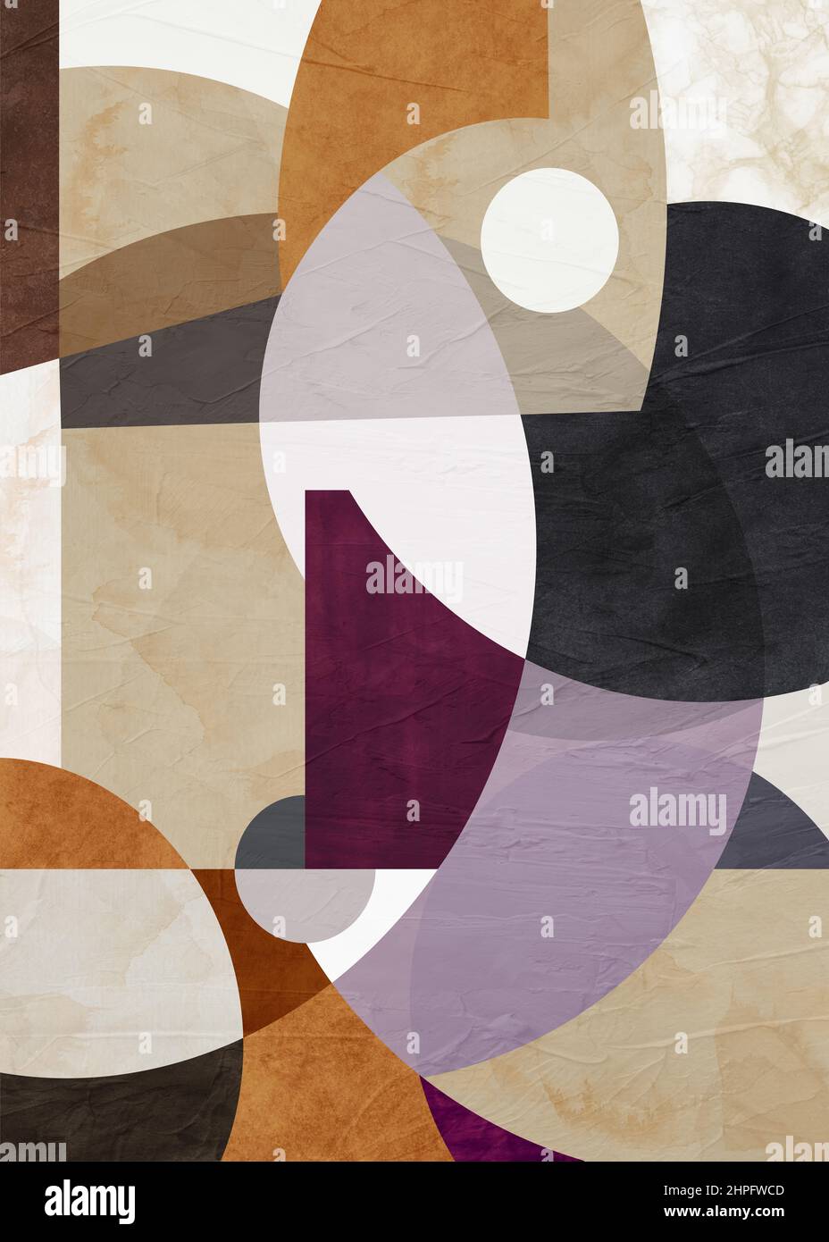 Abstract art of geometric shapes with colorful texture Stock Photo - Alamy
