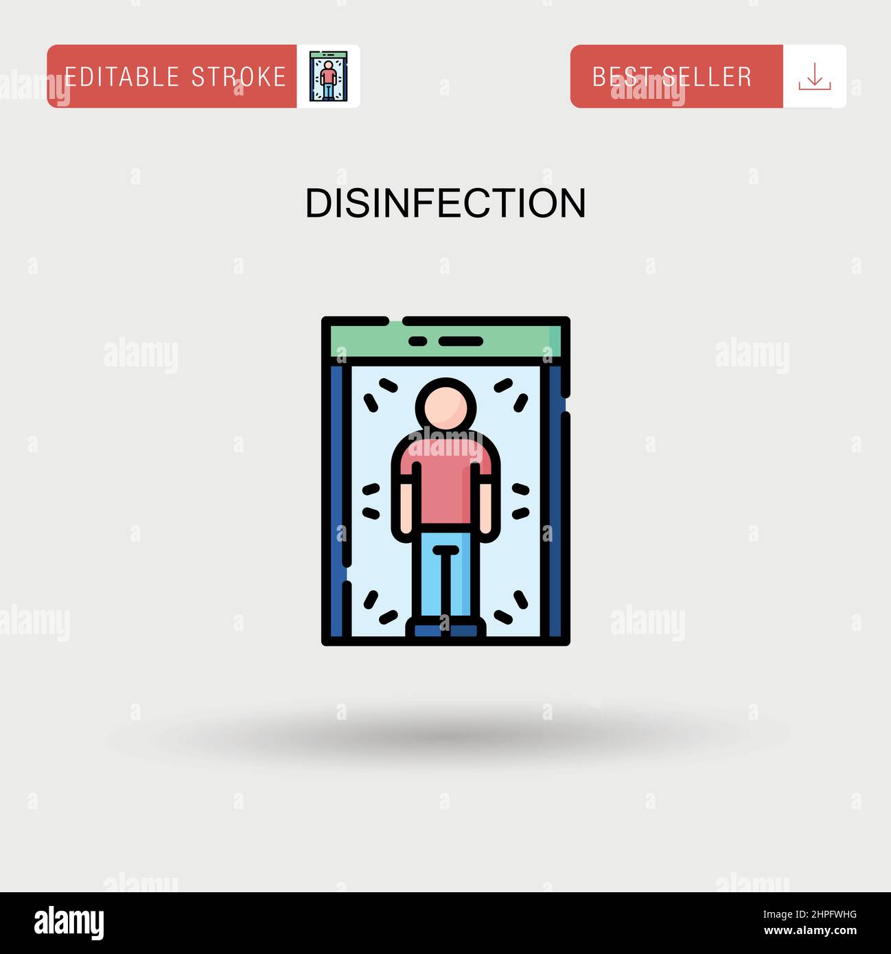 Disinfection Simple vector icon Stock Vector Image & Art - Alamy