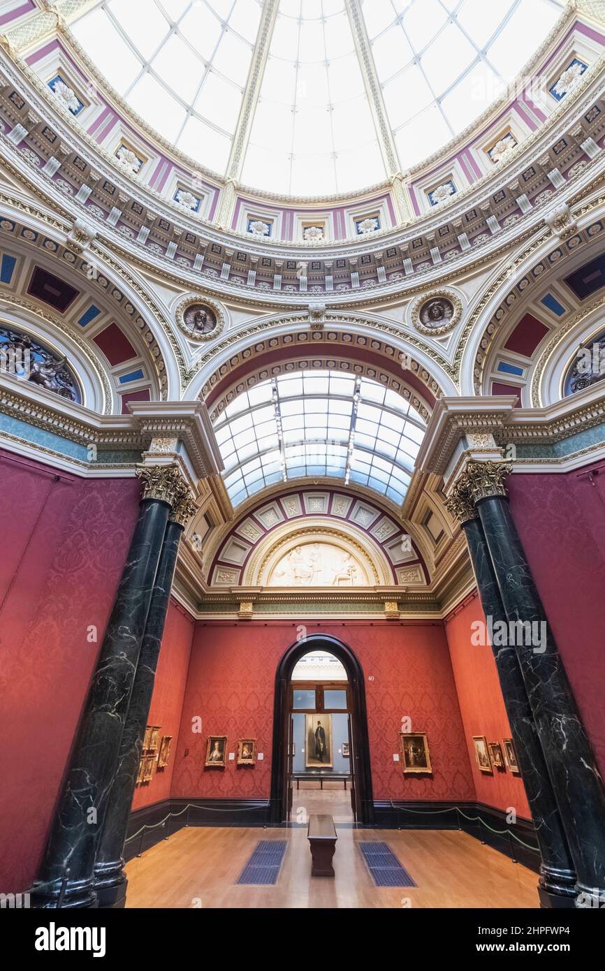 England, London, Trafalgar Square, National Gallery, Interior View ...