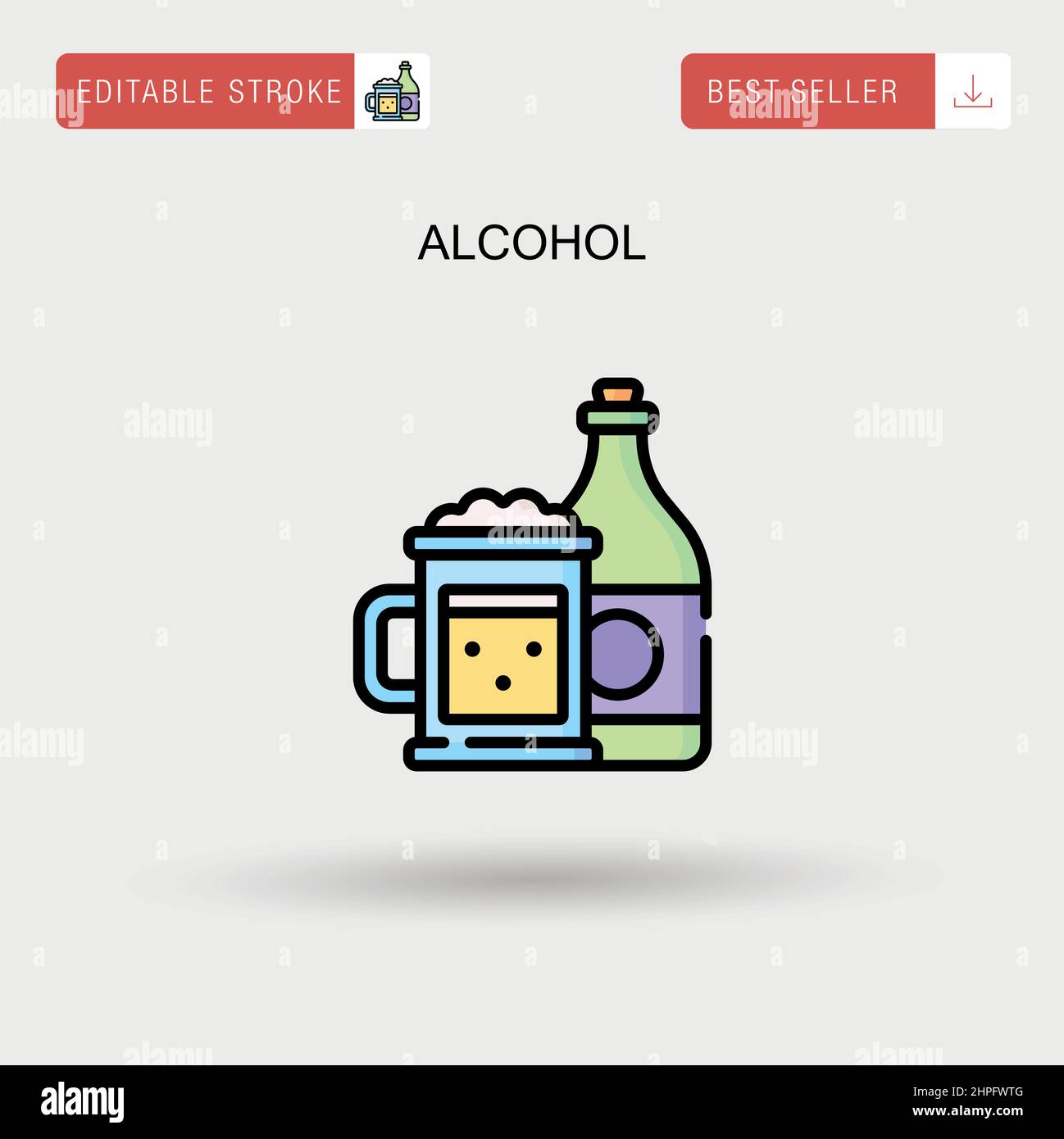 Drunk woman drink alcohol Stock Vector Images - Alamy