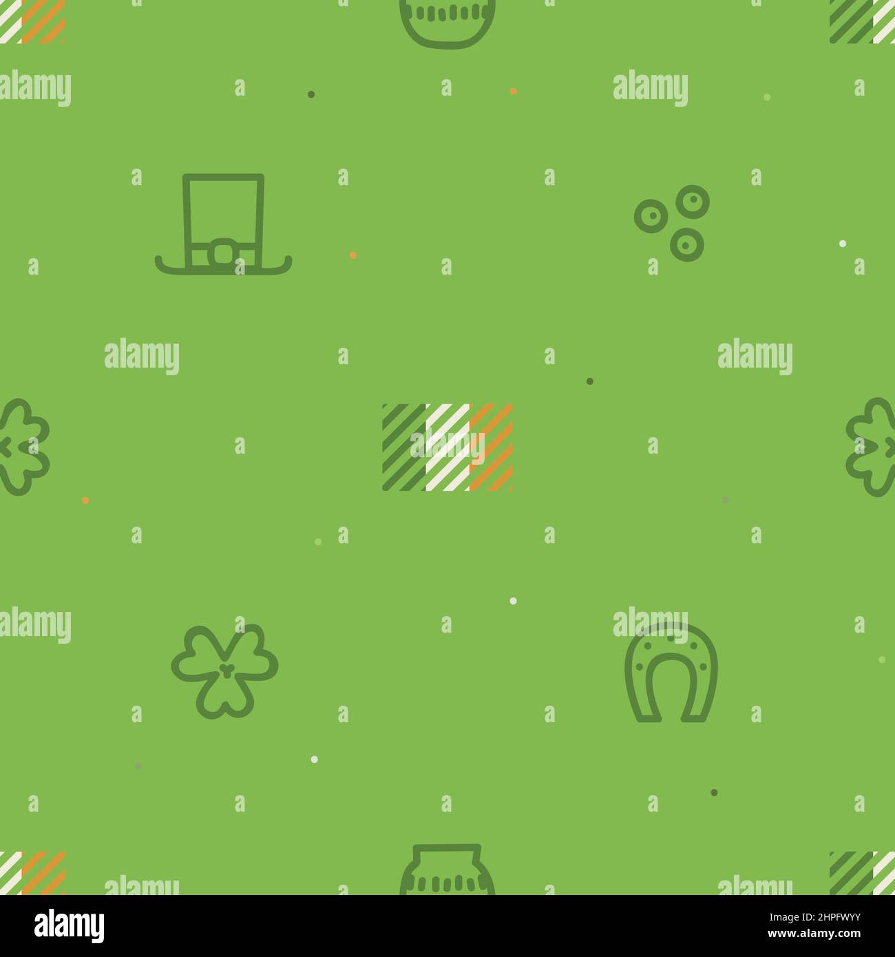 Saint patrick vector vectors hi-res stock photography and images - Alamy