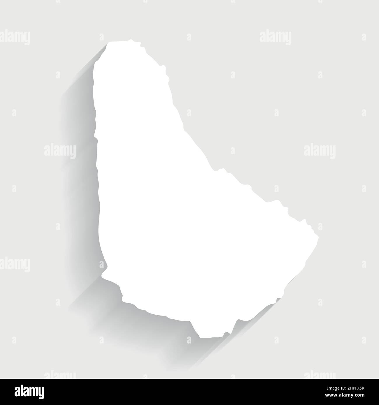 Map of barbados Black and White Stock Photos & Images - Alamy