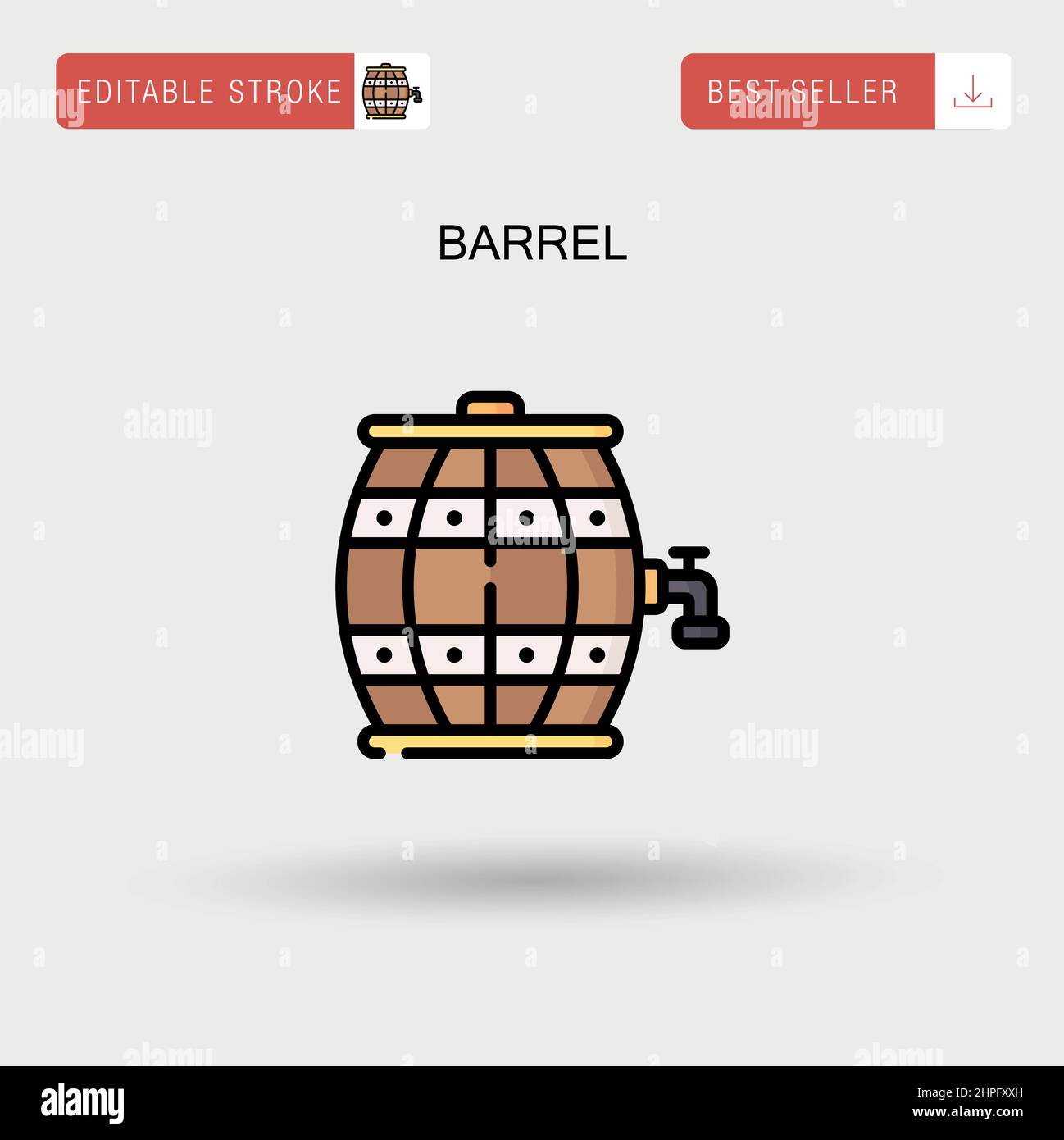 Barrel cellar Stock Vector Images - Alamy