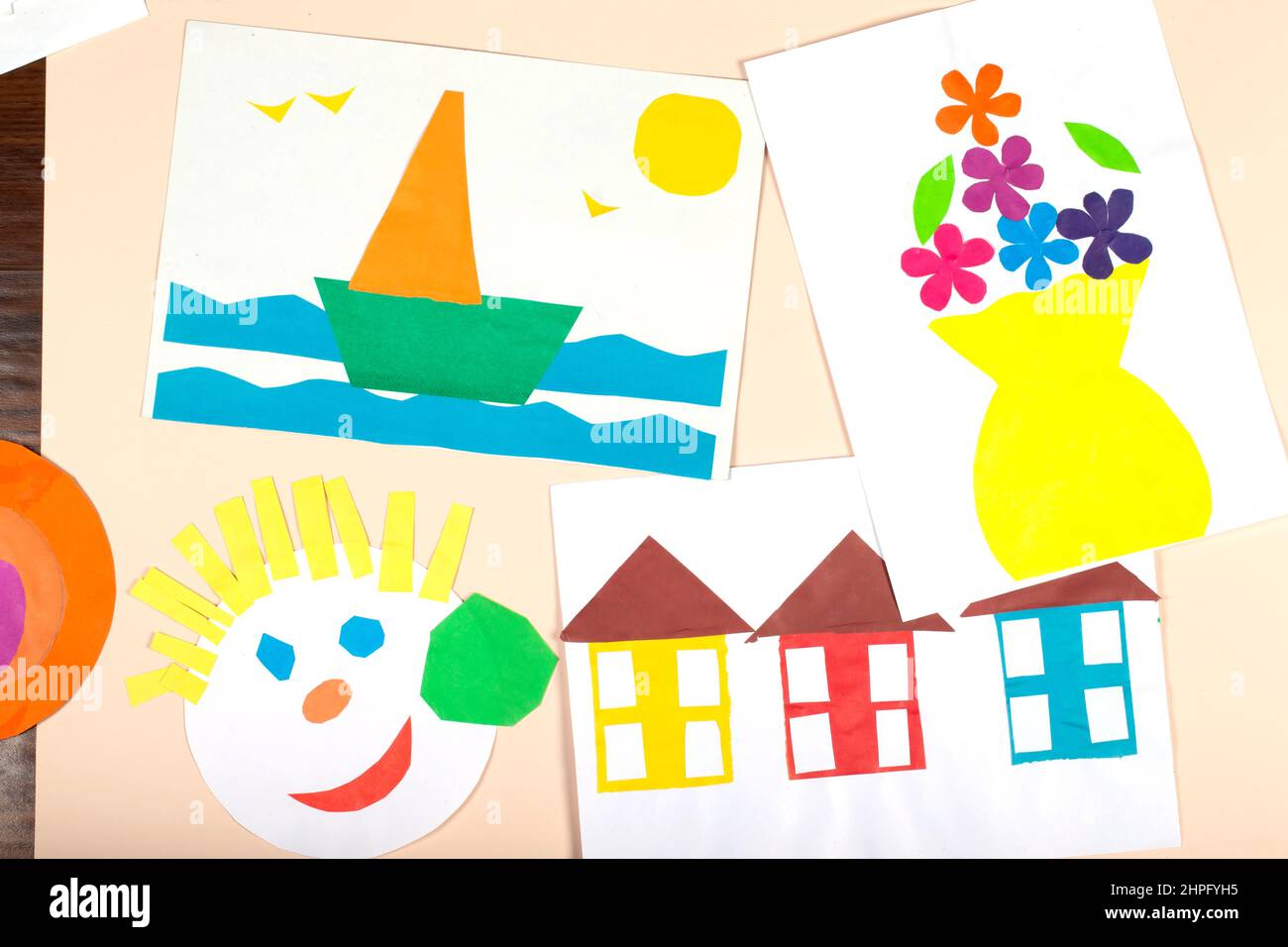 Paper Collage Designs For Kids