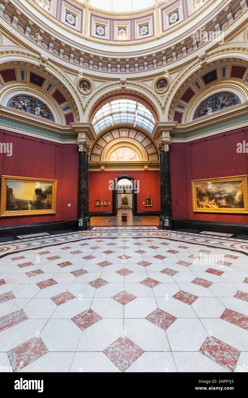 England, London, Trafalgar Square, National Gallery, Interior View ...