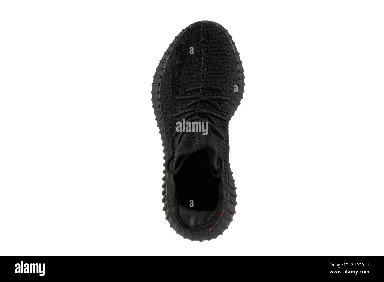 Black rag sneaker on a white background Stock Photo - Alamy