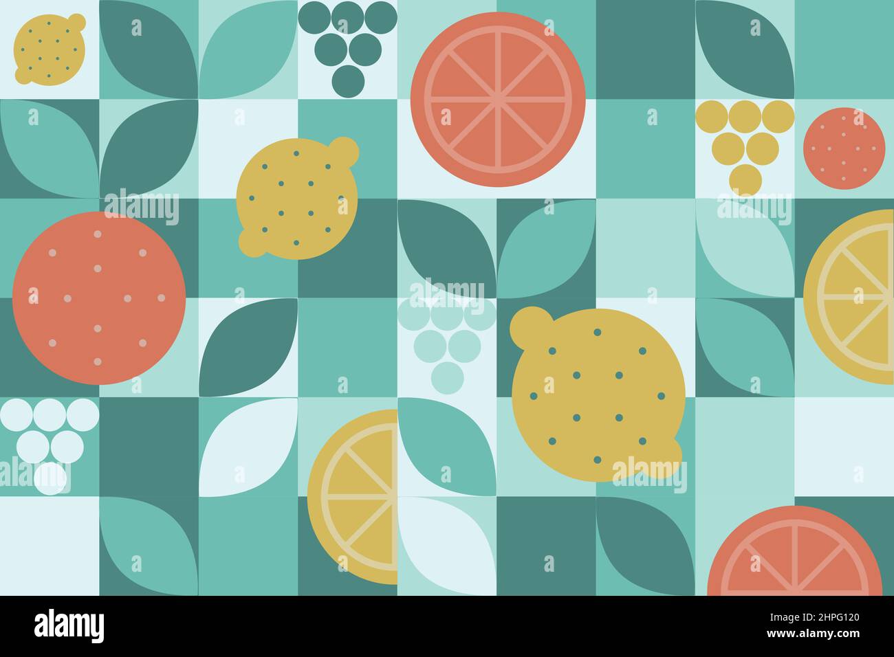 Abstract seamless vector flat pattern Stock Vector Image & Art - Alamy