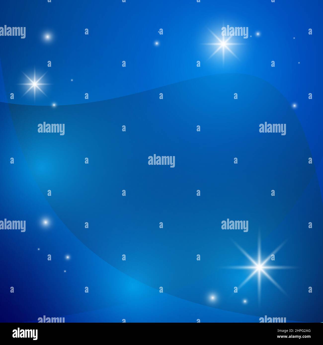 bright blue background and stars - vector - eps (RGB Stock Vector Image ...