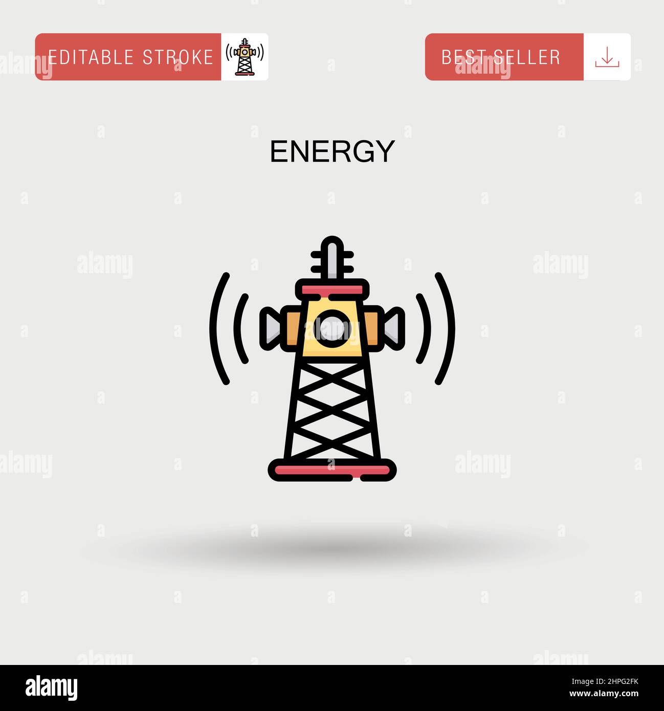 Energy Simple vector icon Stock Vector Image & Art - Alamy