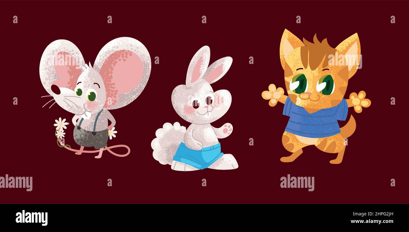 cute and detailed animals Stock Vector Image & Art - Alamy