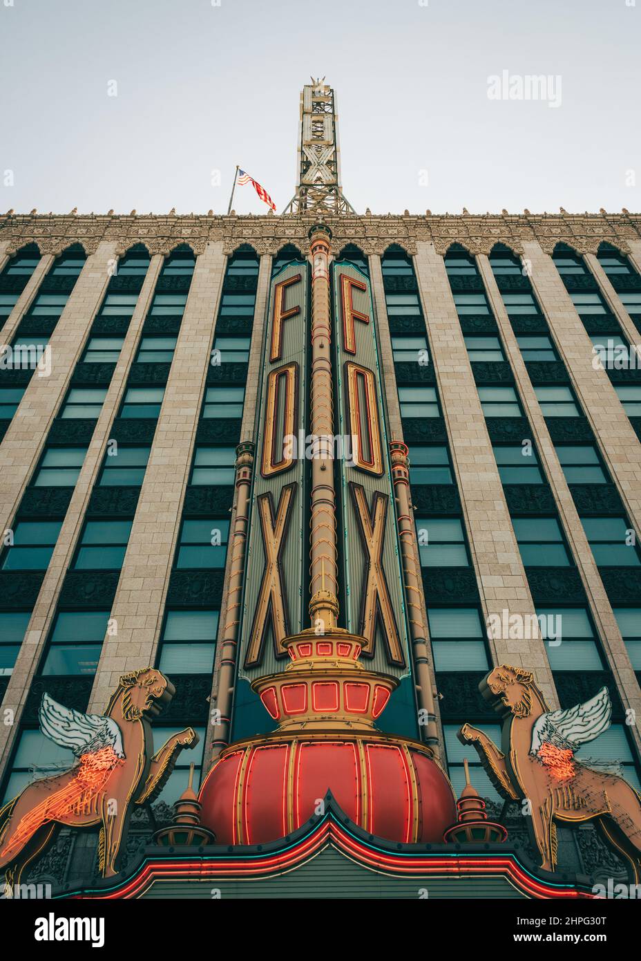 Fox Theater, in downtown Detroit, Michigan Stock Photo - Alamy