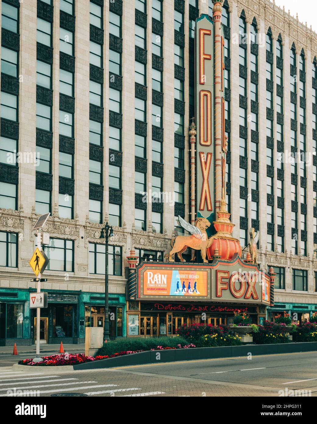 Fox Theater, in downtown Detroit, Michigan Stock Photo - Alamy