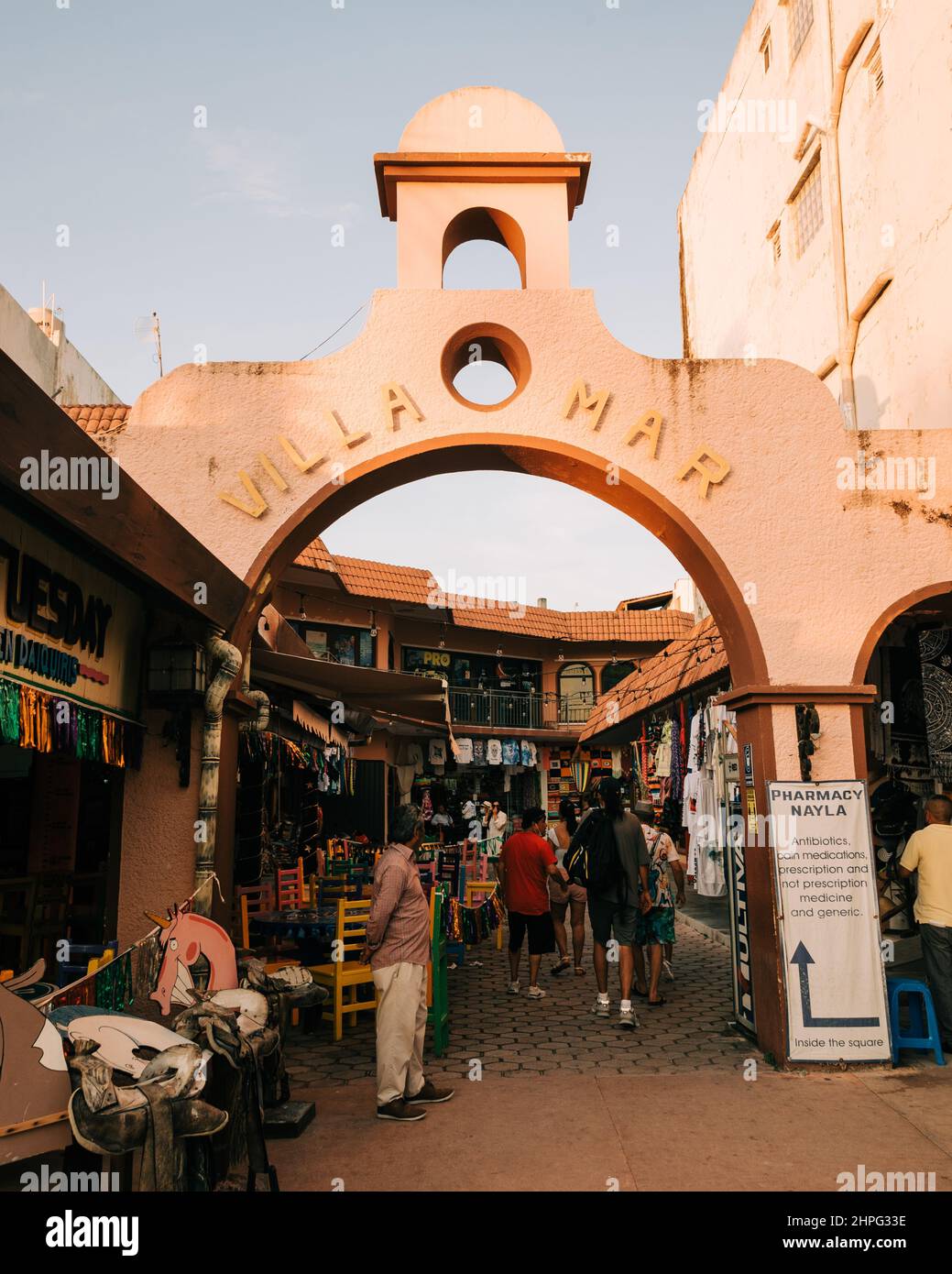Beach sign cozumel mexico hi-res stock photography and images - Alamy